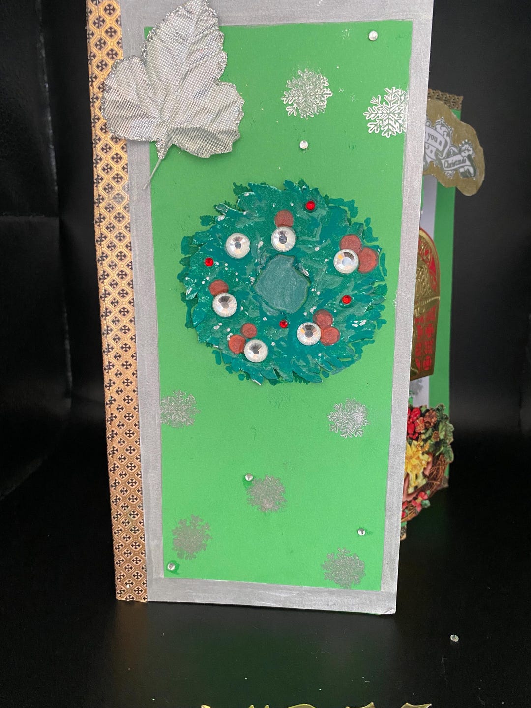 Christmas Tri Fold Card - Etsy