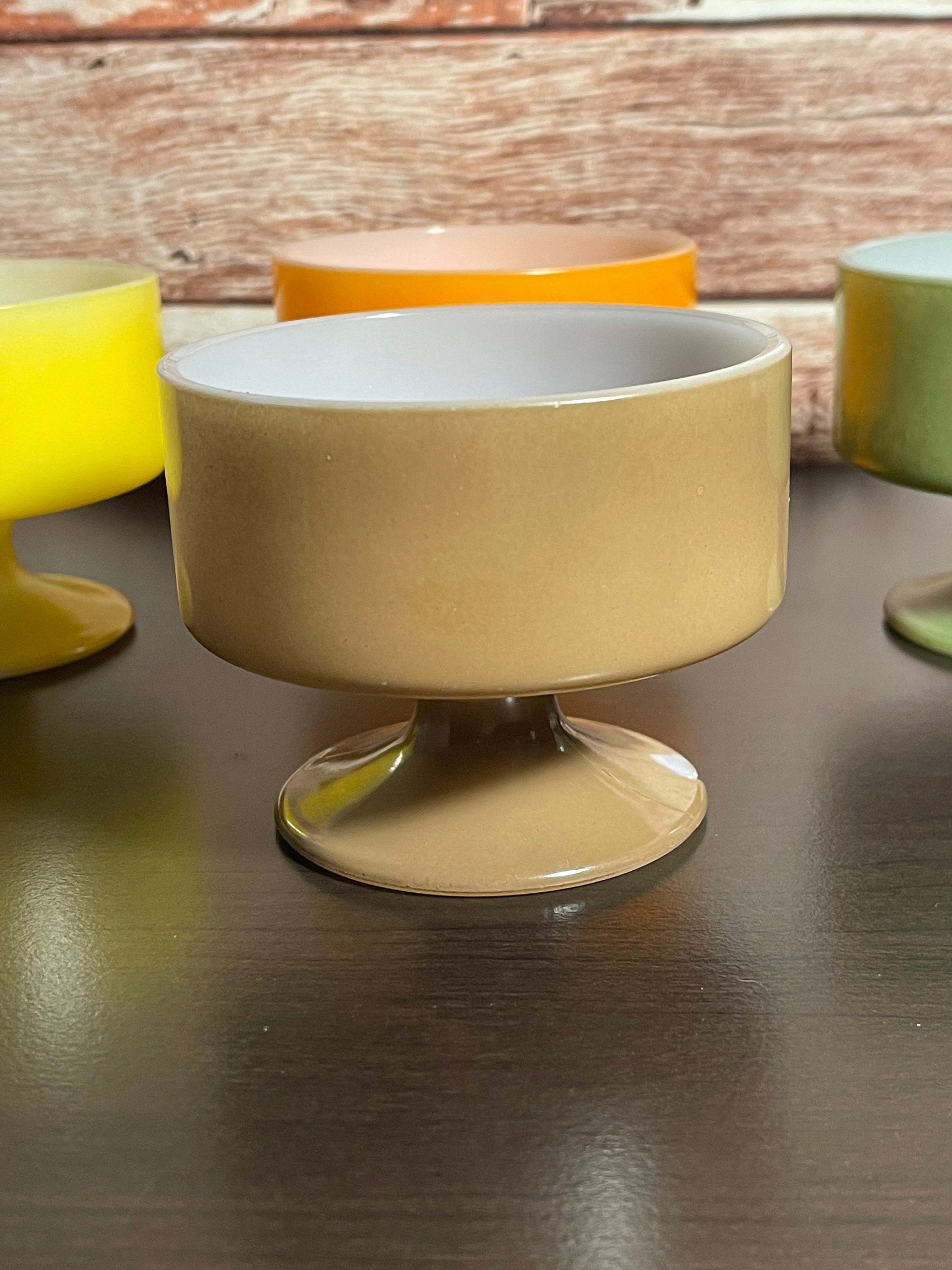 Rare 70s Style Sorbet Cups Great Vintage Colors Free Domestic Shipping ...