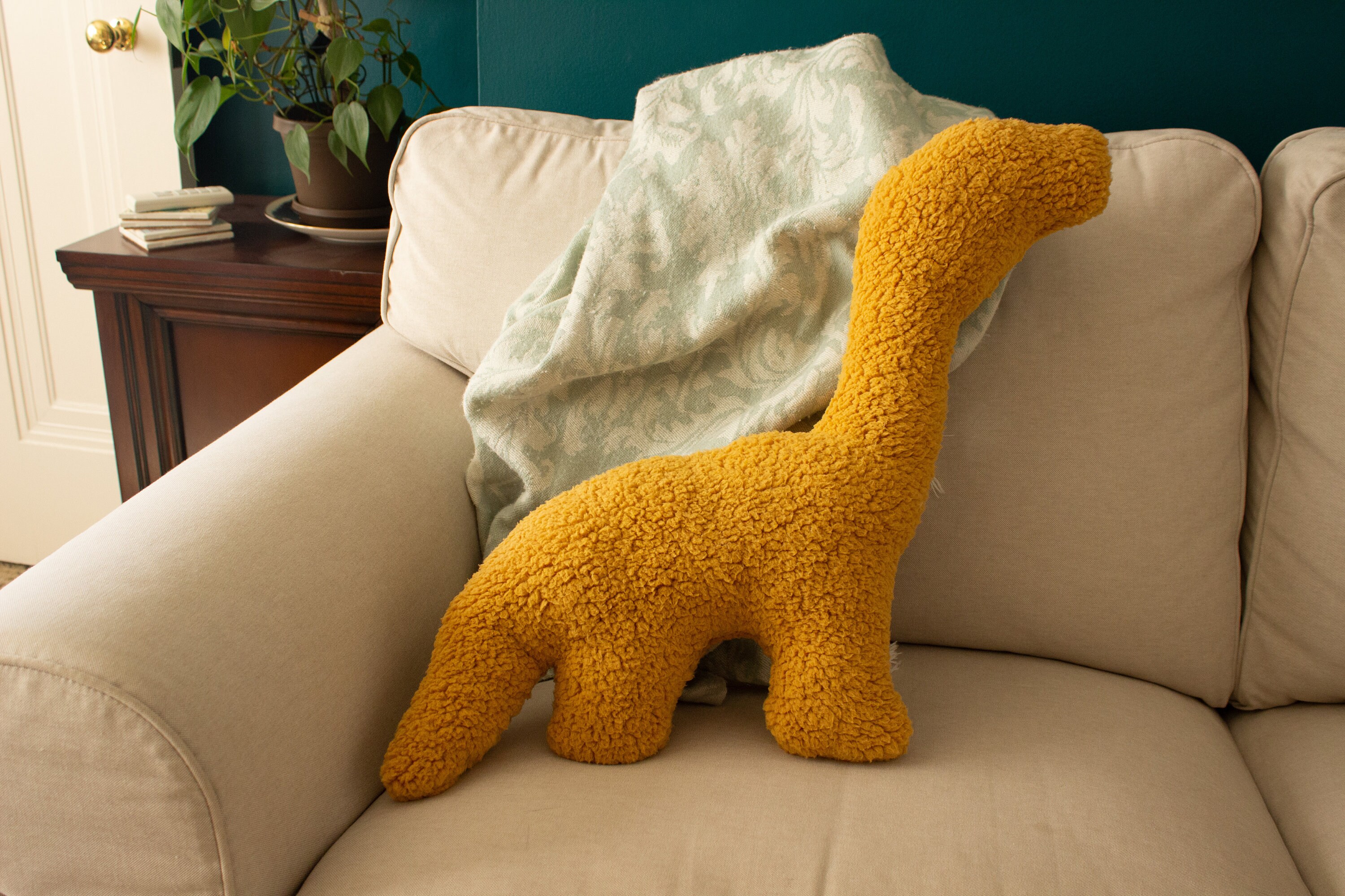Jumbo Dinosaur Chicken Nugget Stuffed Animal (brachiosaurus) - Etsy