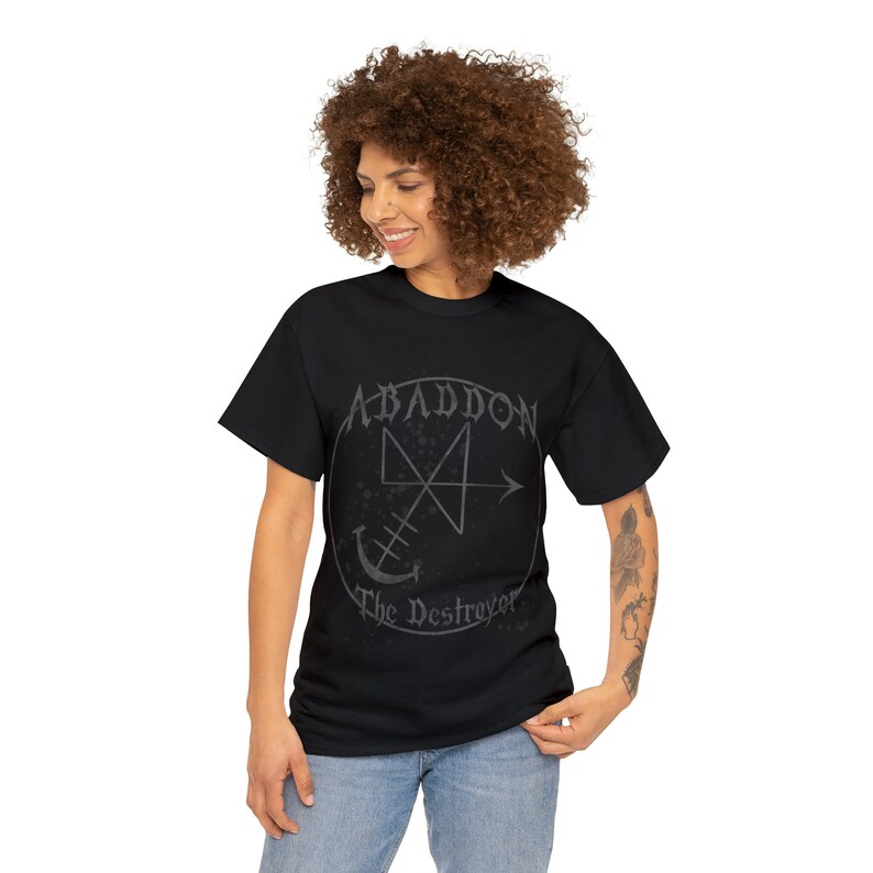 Abaddon Sigil Shirt Sigil of Abaddon T-shirt Occult Shirt - Etsy