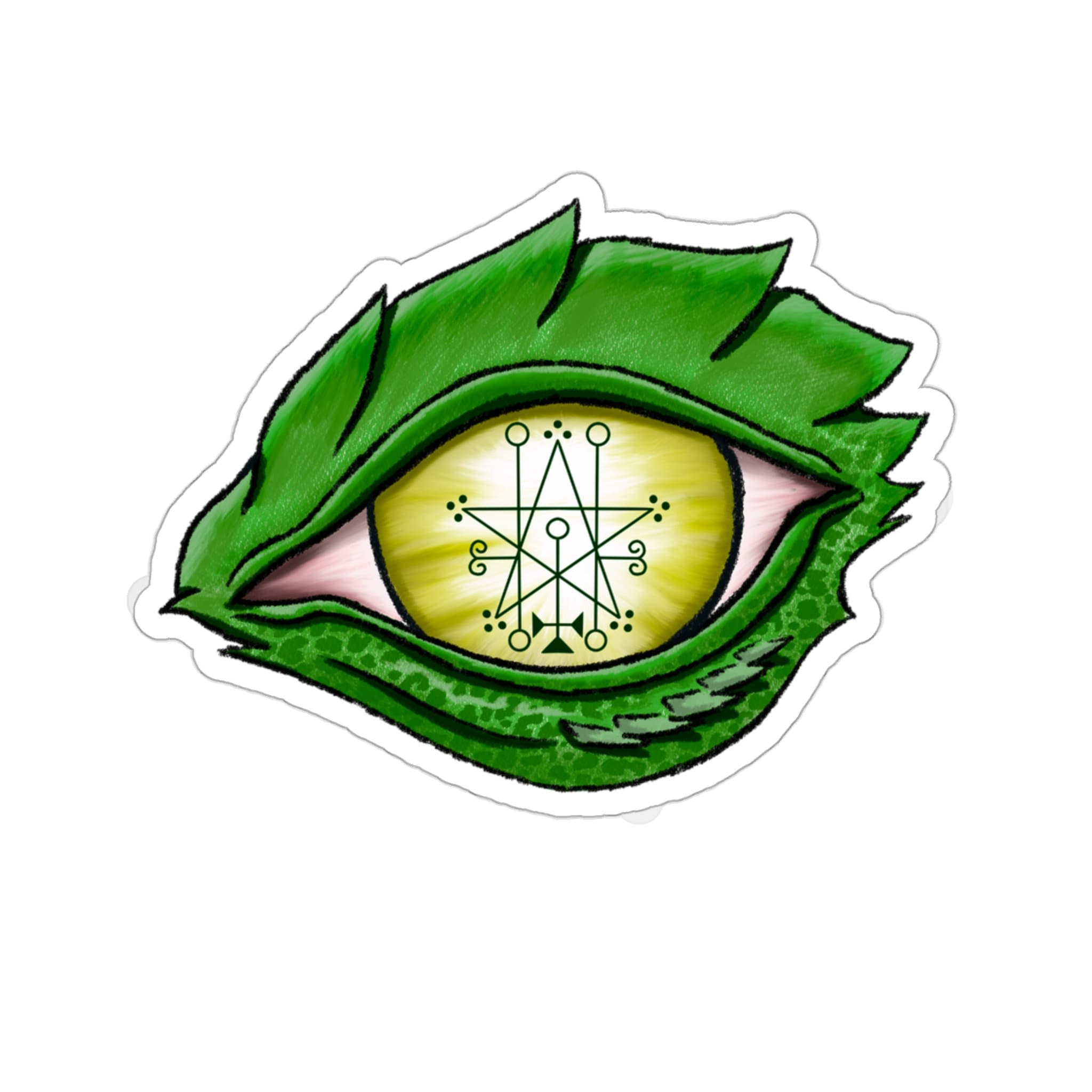 Astaroth Dragon Eye Sigil Sticker, Astaroth Sticker, Sigil Sticker ...