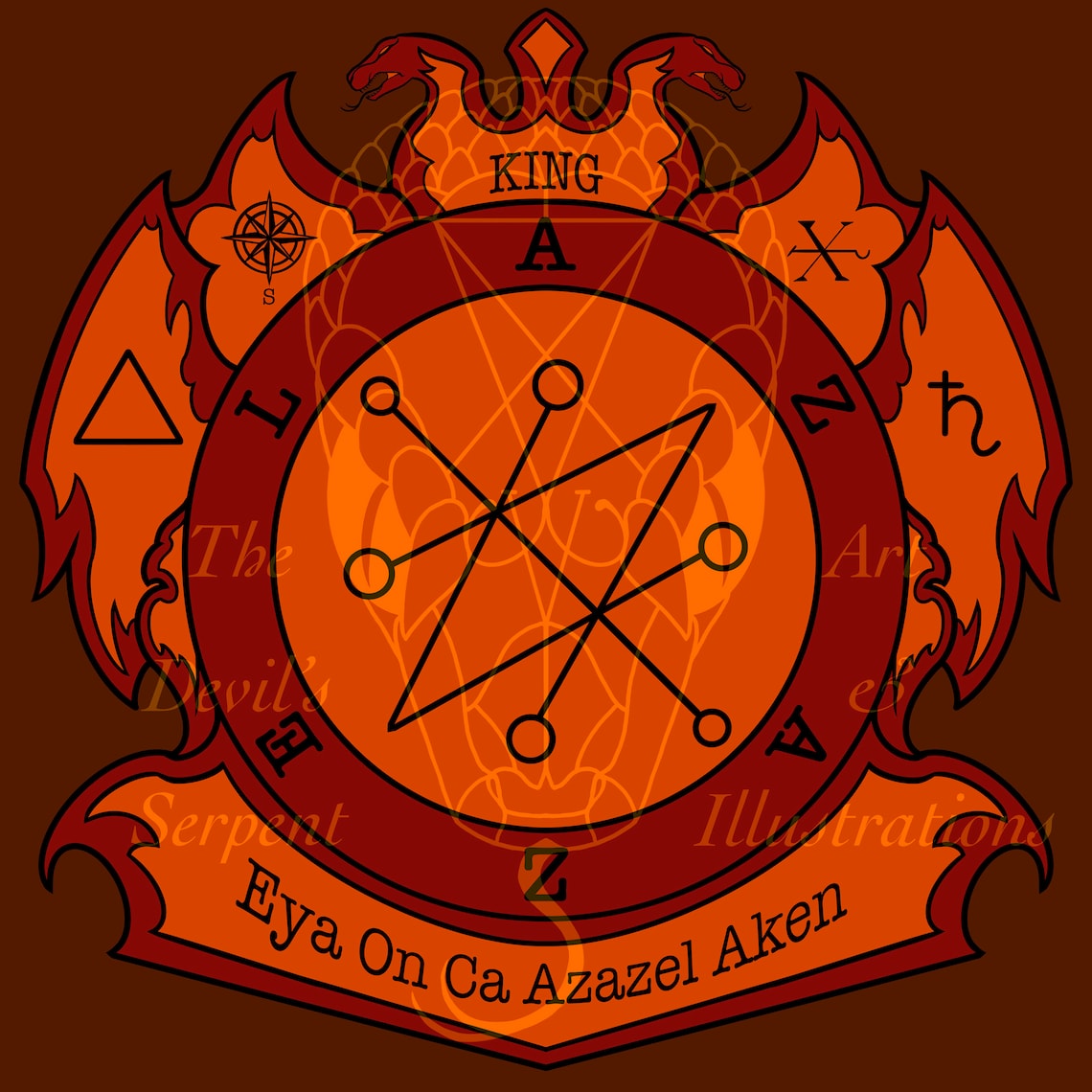 King Azazel Sigil - Etsy