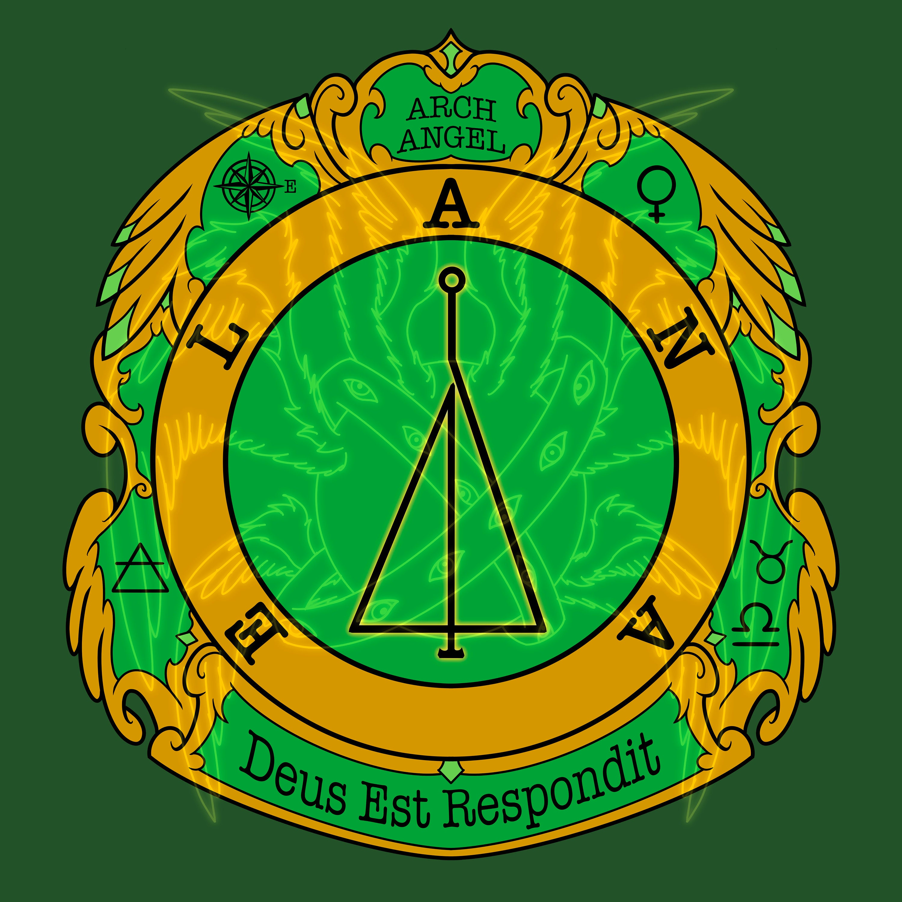 Archangel Anael Information Sigil - Etsy