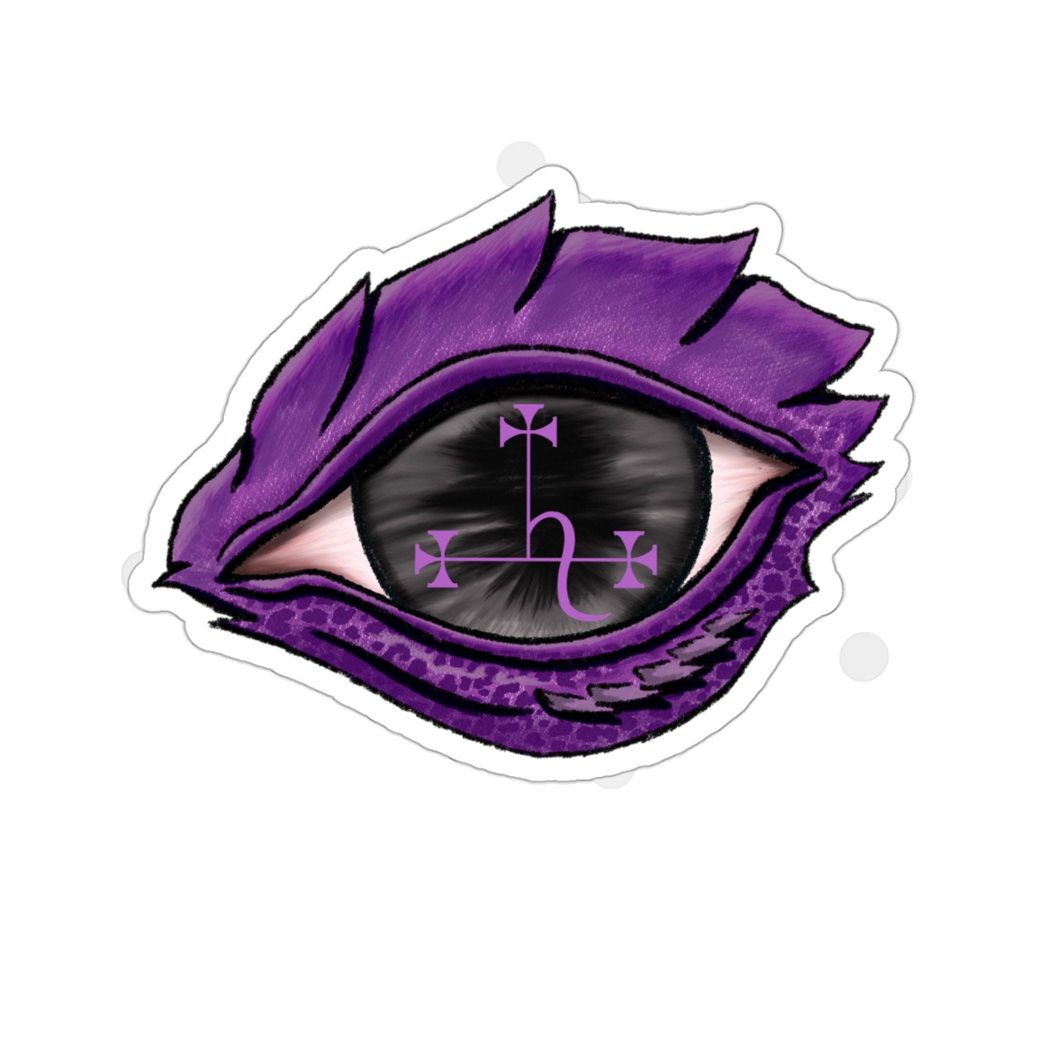 Lilith Dragon Eye Sigil Sticker Lilith Sticker Sigil - Etsy