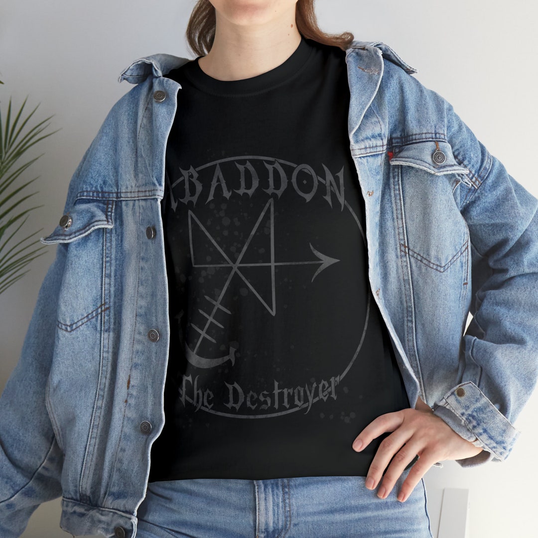 Abaddon Sigil Shirt Sigil of Abaddon T-shirt Occult Shirt - Etsy