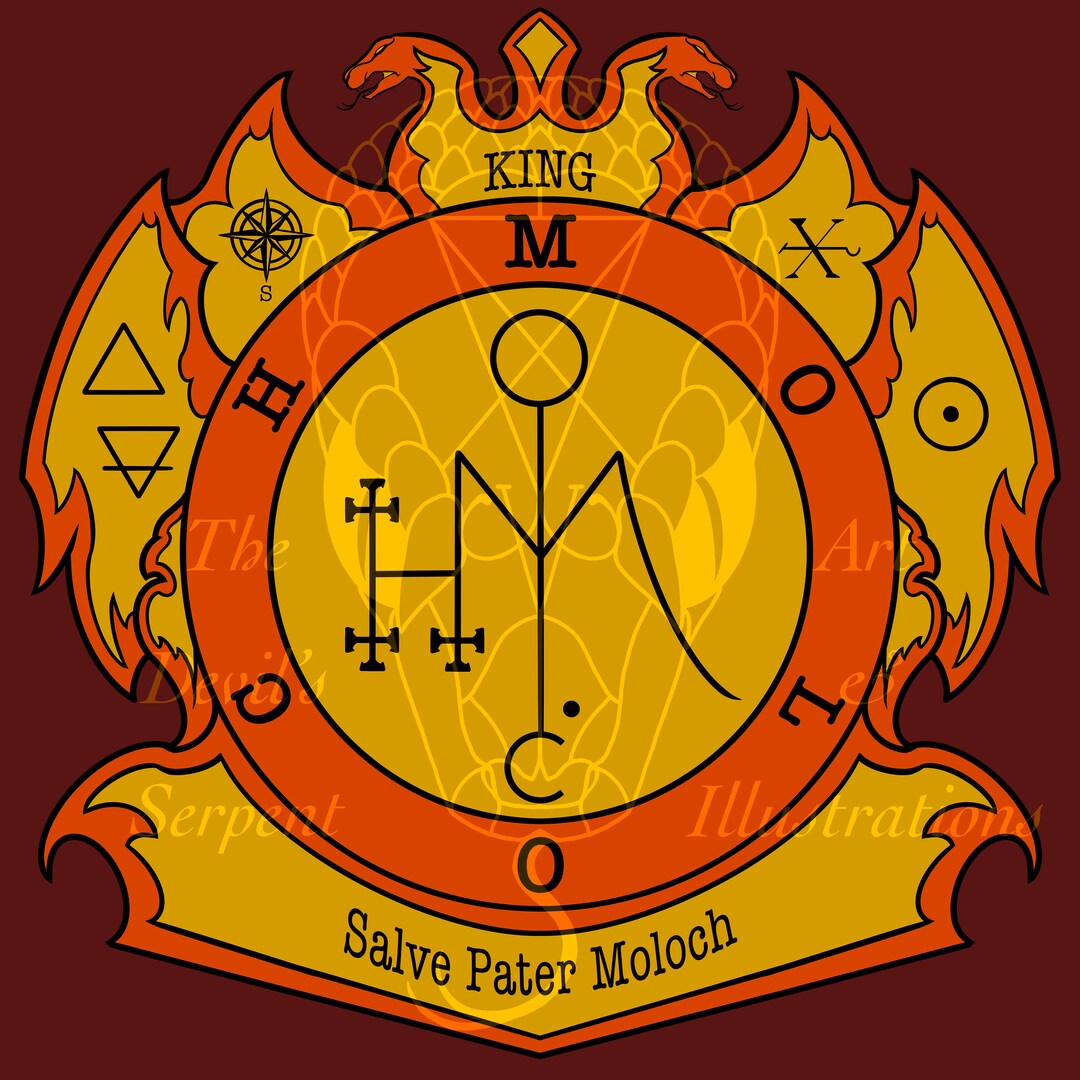 King Moloch Sigil - Etsy