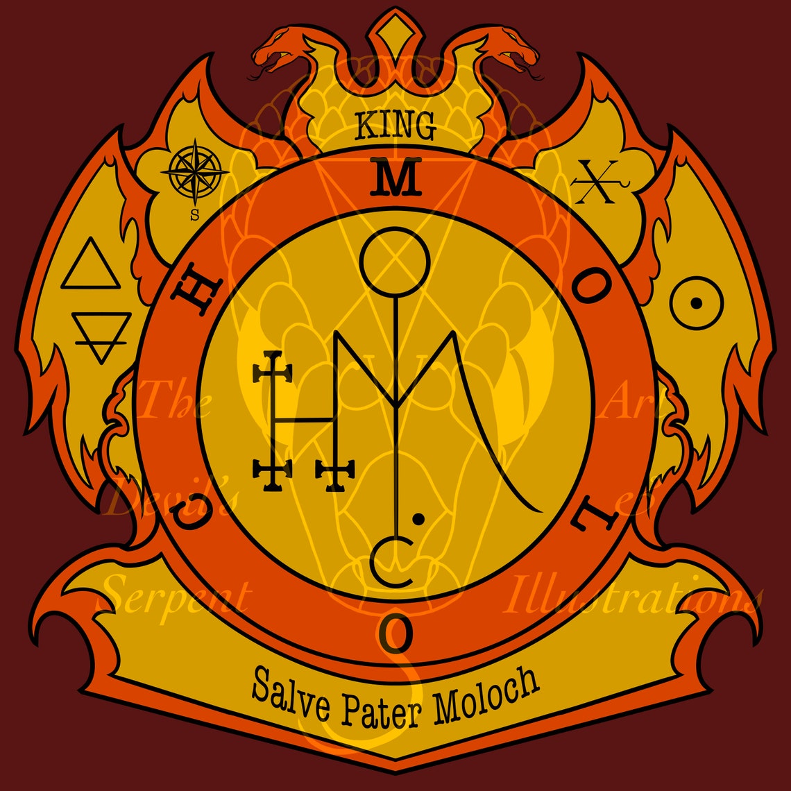 King Moloch Sigil - Etsy