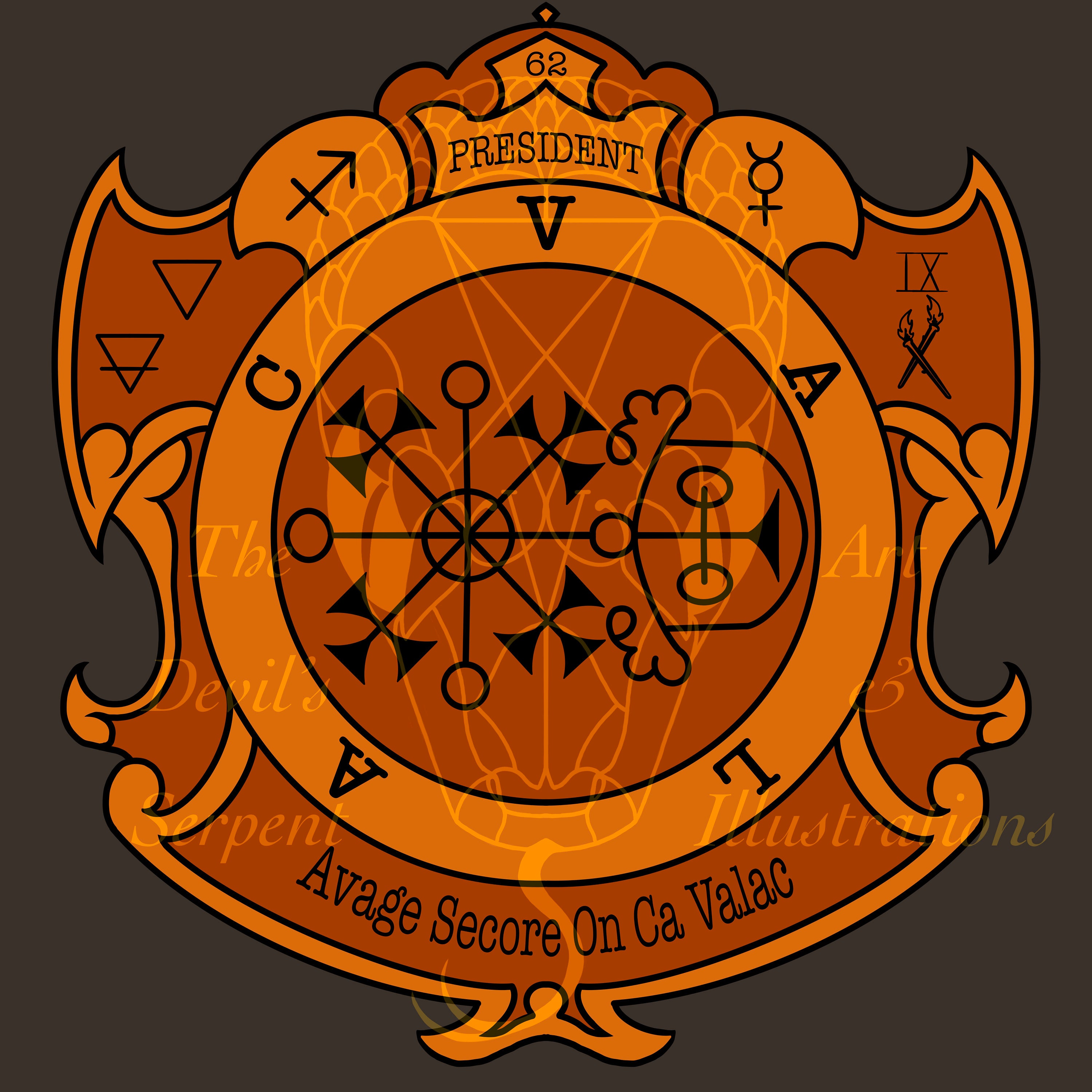 President Valac Goetia Information Sigil - Etsy