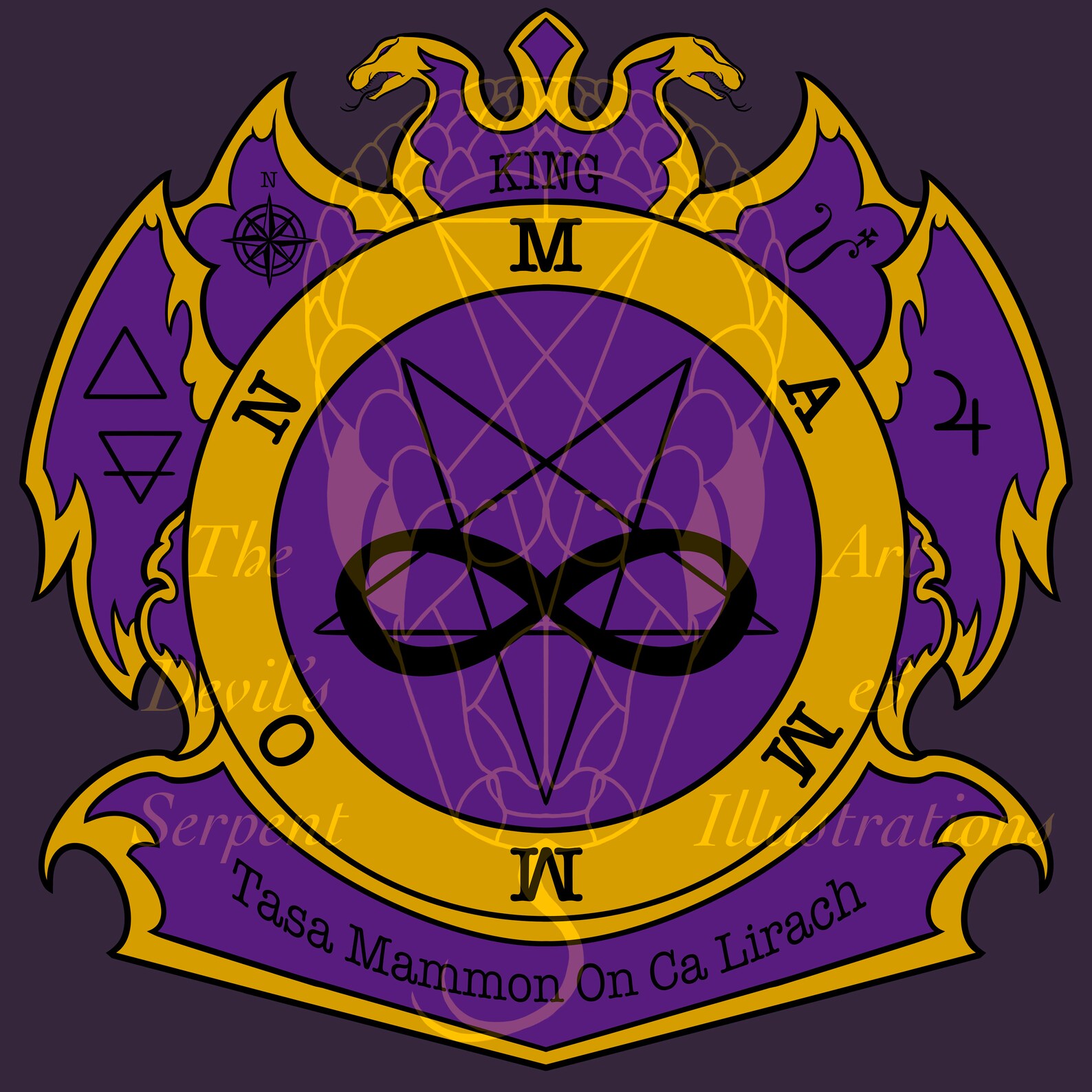 King Mammon Sigil - Etsy