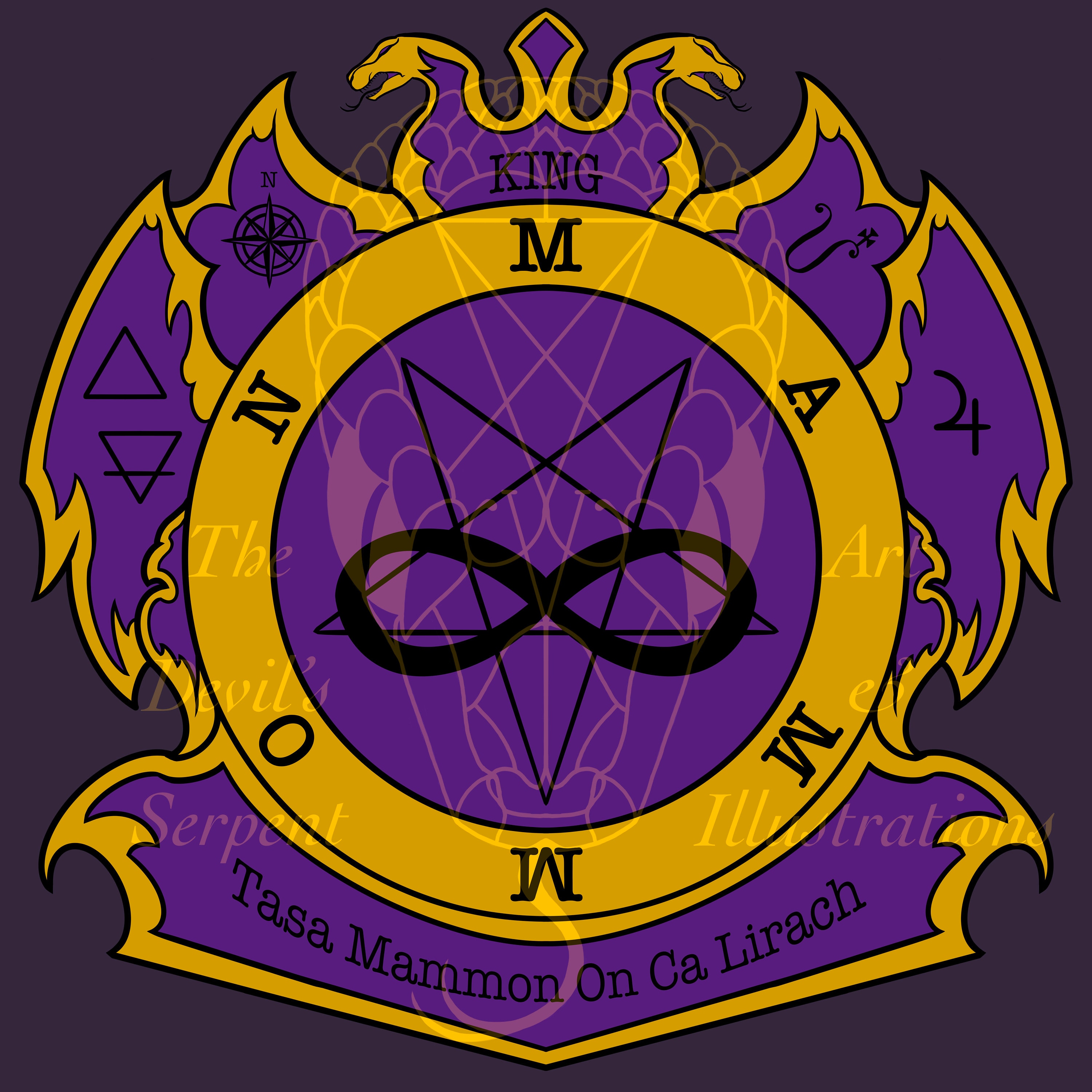King Mammon Sigil - Etsy