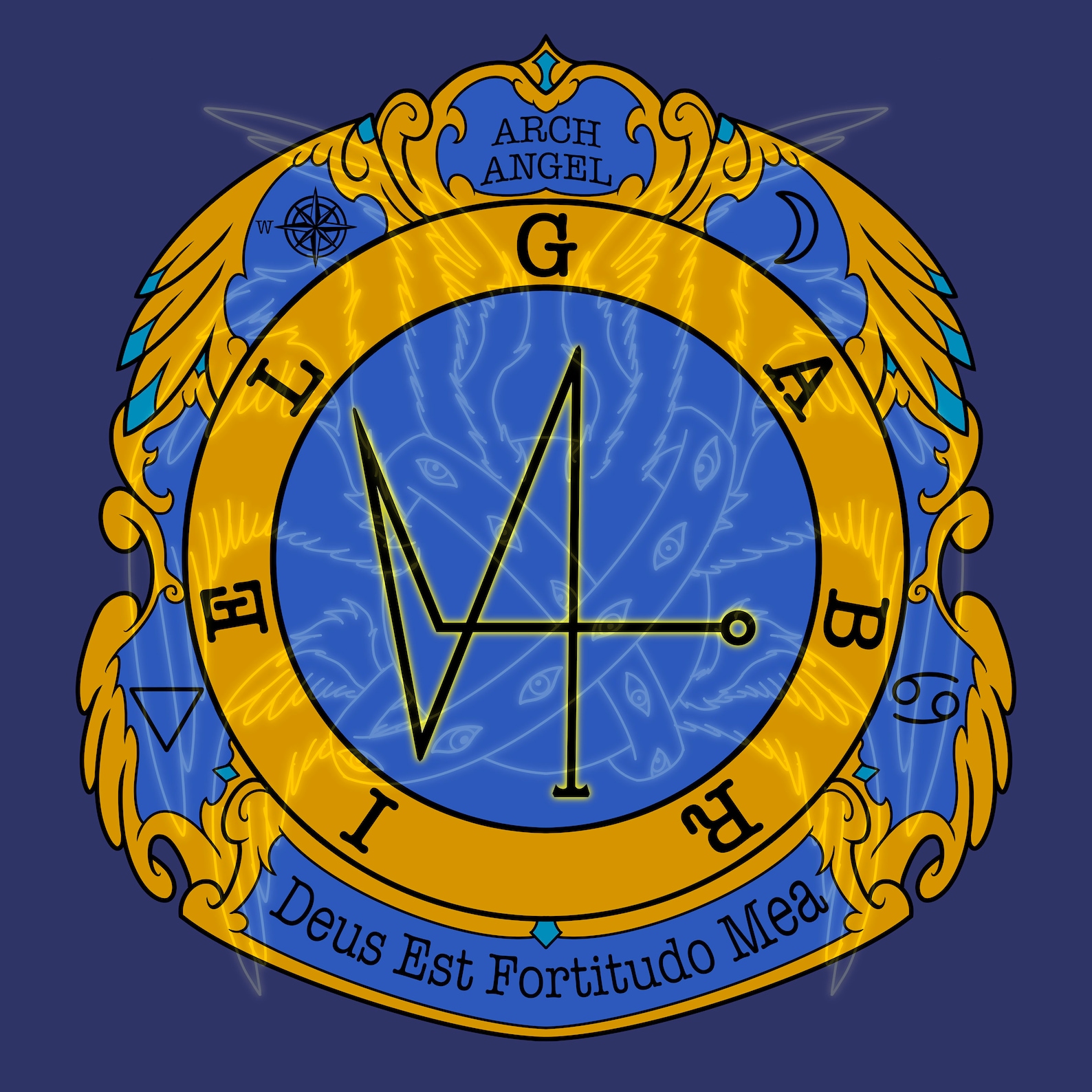 Archangel Gabriel Information Sigil - Etsy