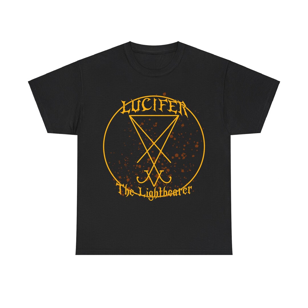 Lucifer Sigil Shirt, Sigil of Lucifer T-shirt, Occult Shirt, Demon ...