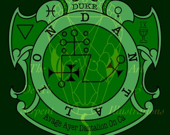 Duke Vapula Goetic Information Sigil - Etsy