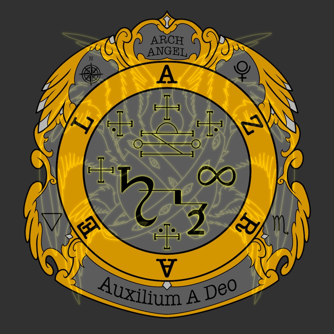 Archangel Azrael Information Sigil - Etsy