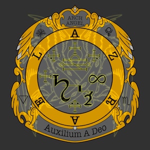 Archangel Azrael Information Sigil - Etsy