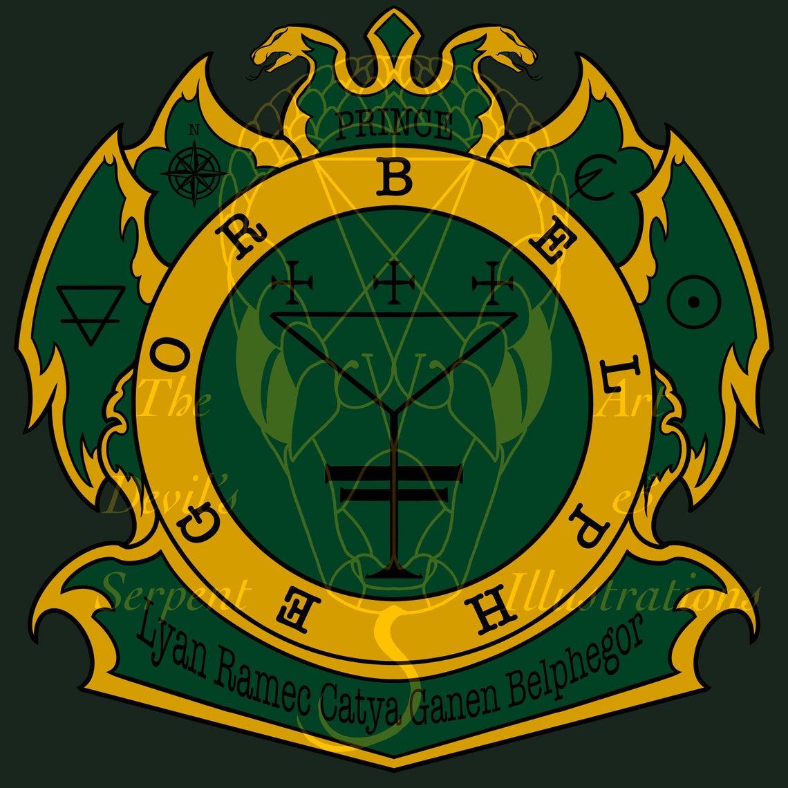 Prince Belphegor Sigil - Etsy