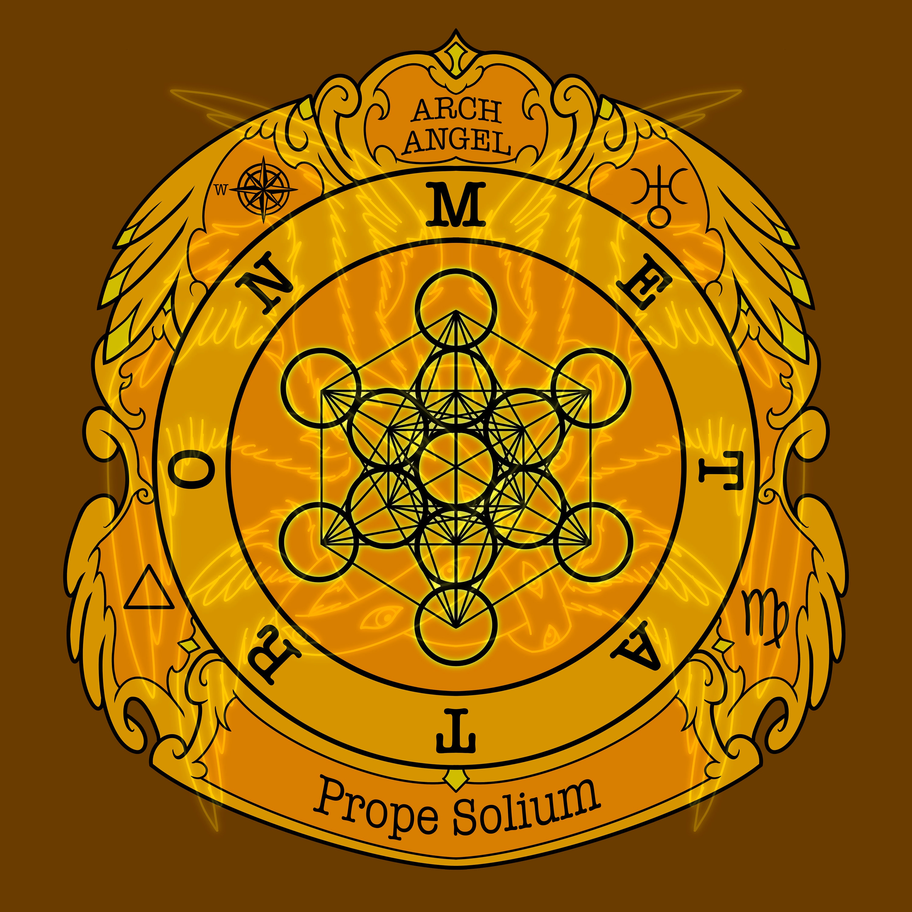 Archangel Metatron Information Sigil - Etsy