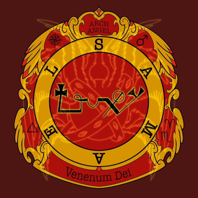 Archangel Samael Information Sigil - Etsy