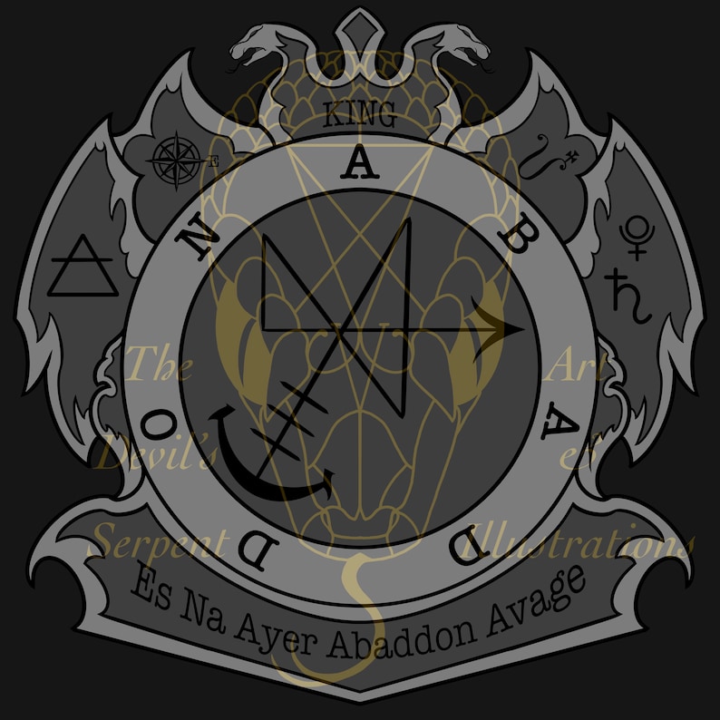 King Abaddon Sigil - Etsy