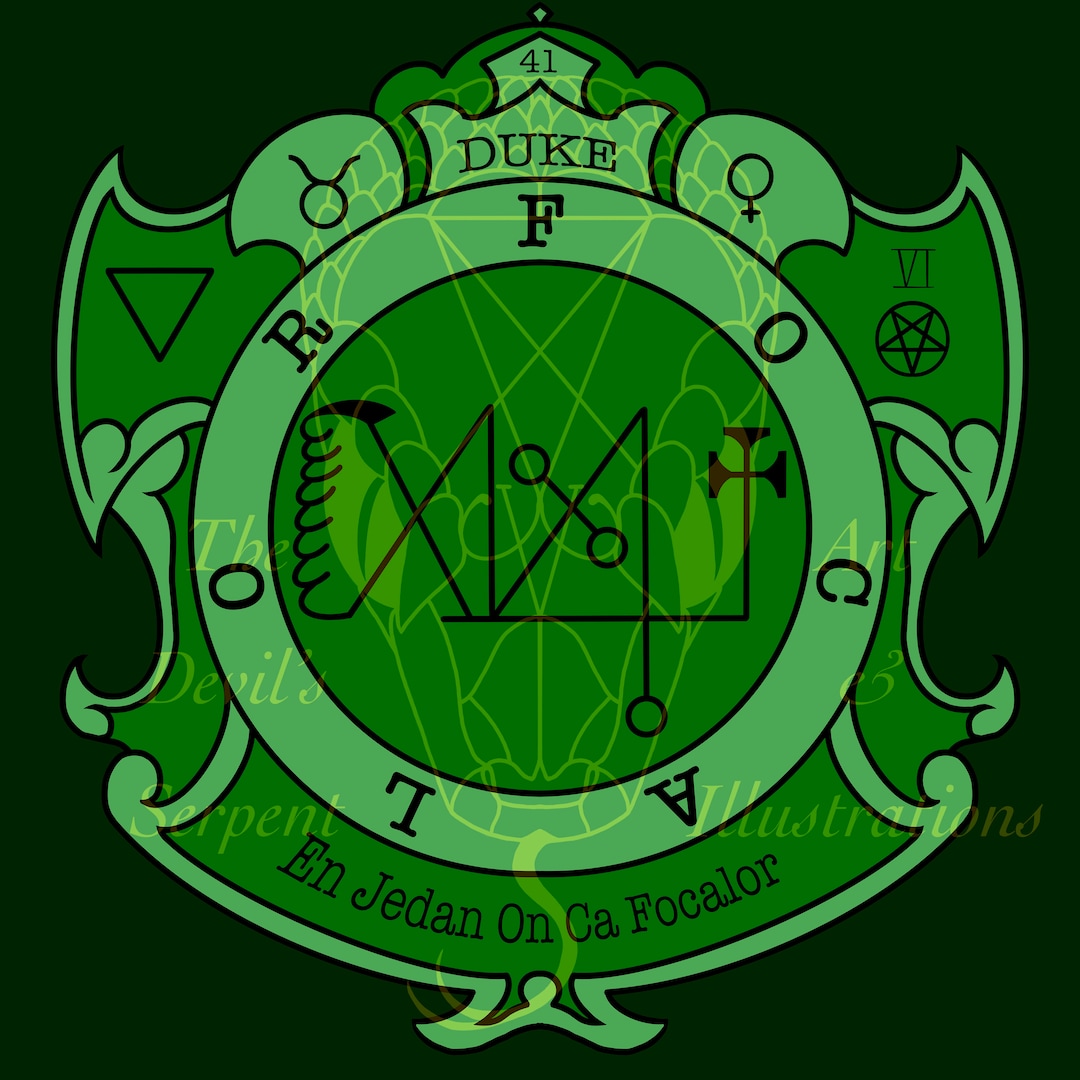 Duke Focalor Goetic Information Sigil - Etsy
