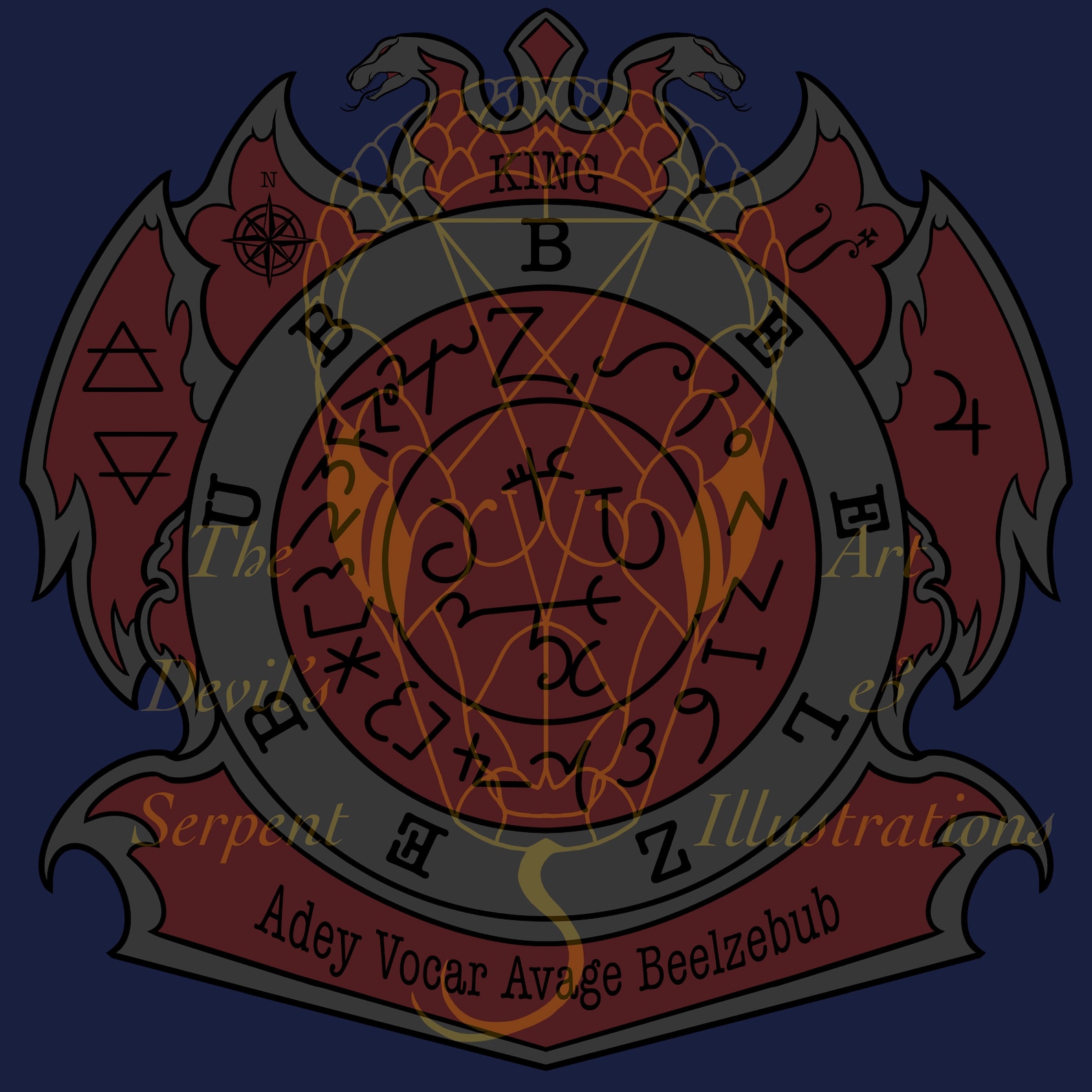 King Beelzebub Sigil - Etsy
