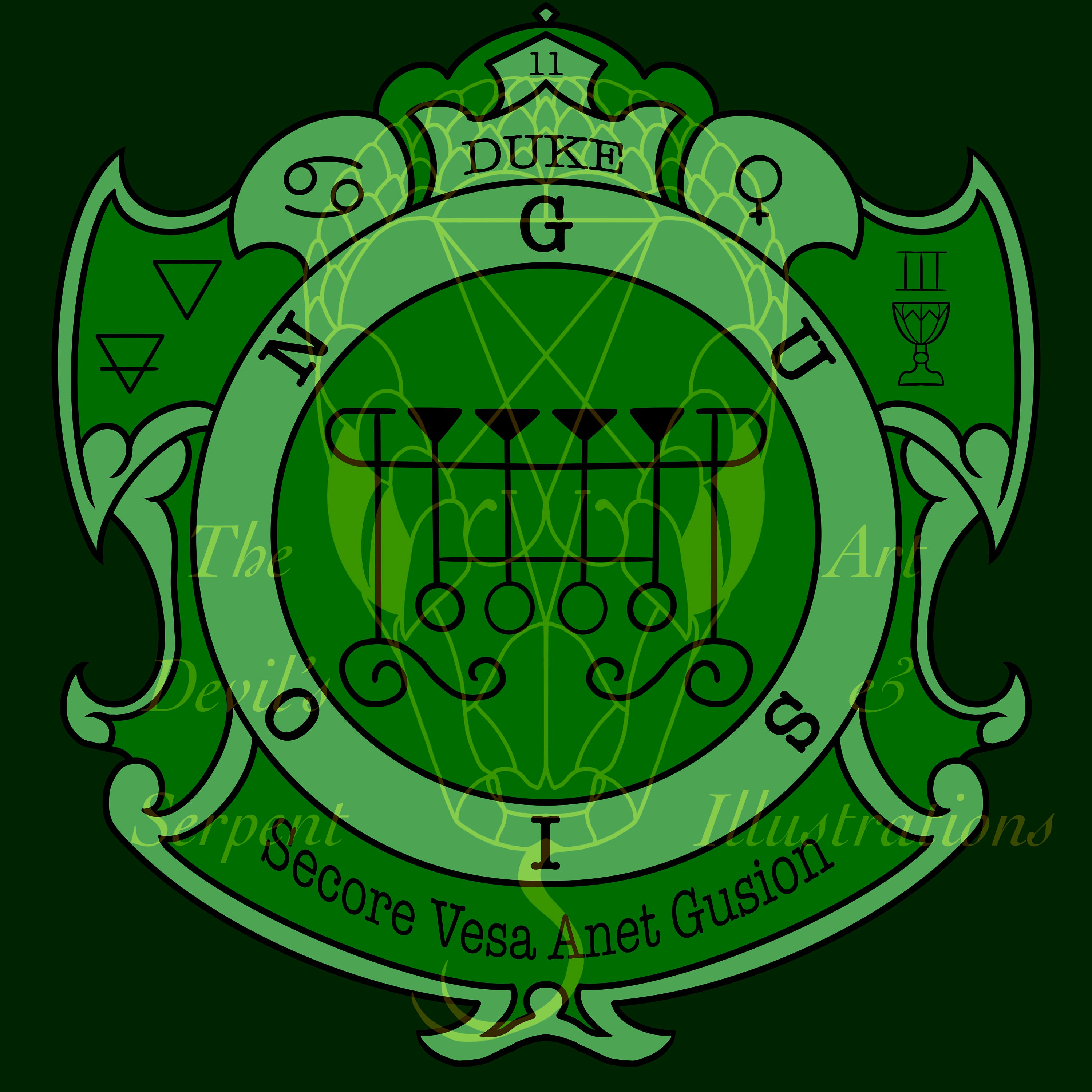 Duke Gusion Goetic Information Design - Etsy