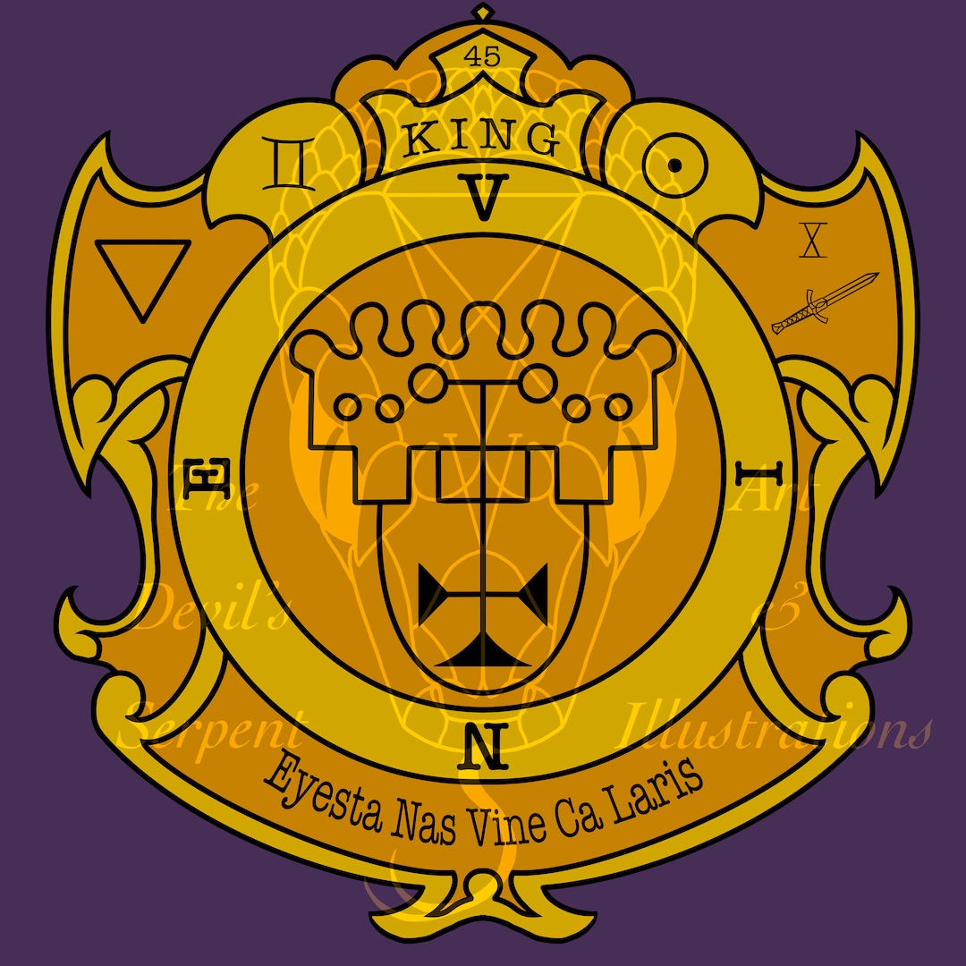King Vine Goetic Information Sigil - Etsy