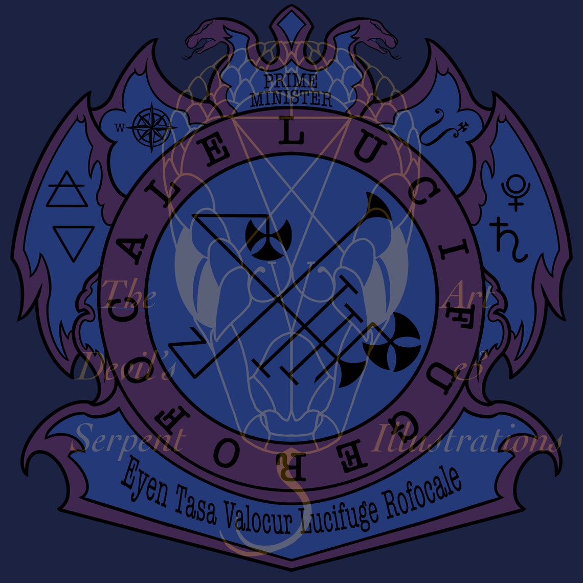 Prime Minister Lucifuge Rofocale Sigil - Etsy