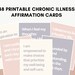 Affirmation Cards for Chronic Illness PDF, Chronic Illness Cards, Daily ...