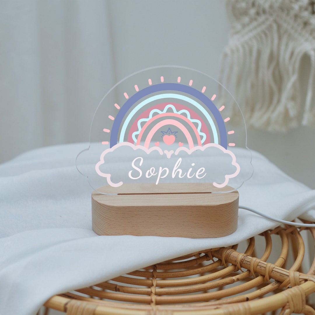 Baby Night Light, Cute Rainbow Night Light, Night Lamp, Rainbow Night ...