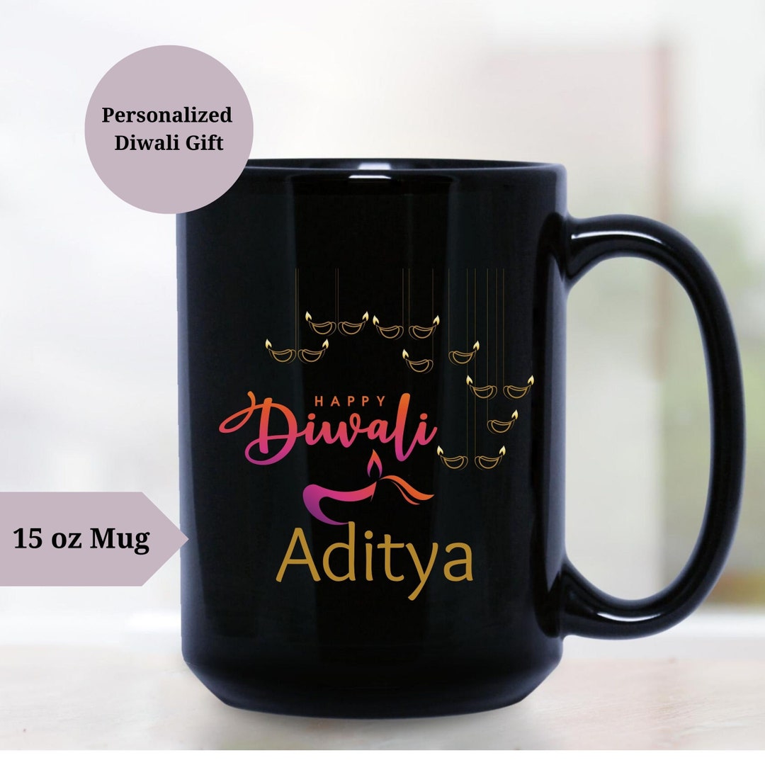 Personalized Diwali Mug Custom Gift for Diwali Return Gift Ideas Indian ...