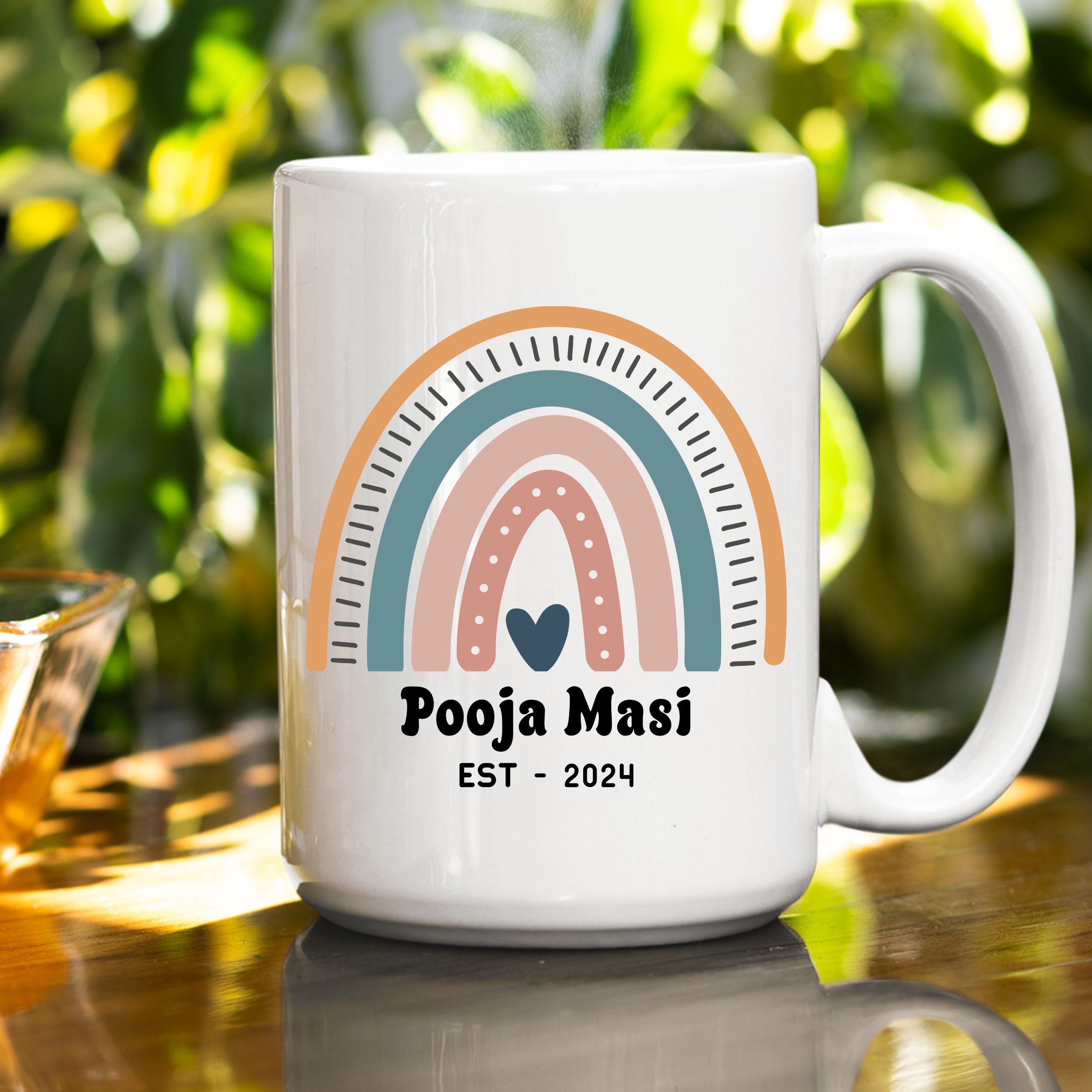 Custom Aunt Mug Pregnancy Announcement Mug for Masi Desi Gifts for ...