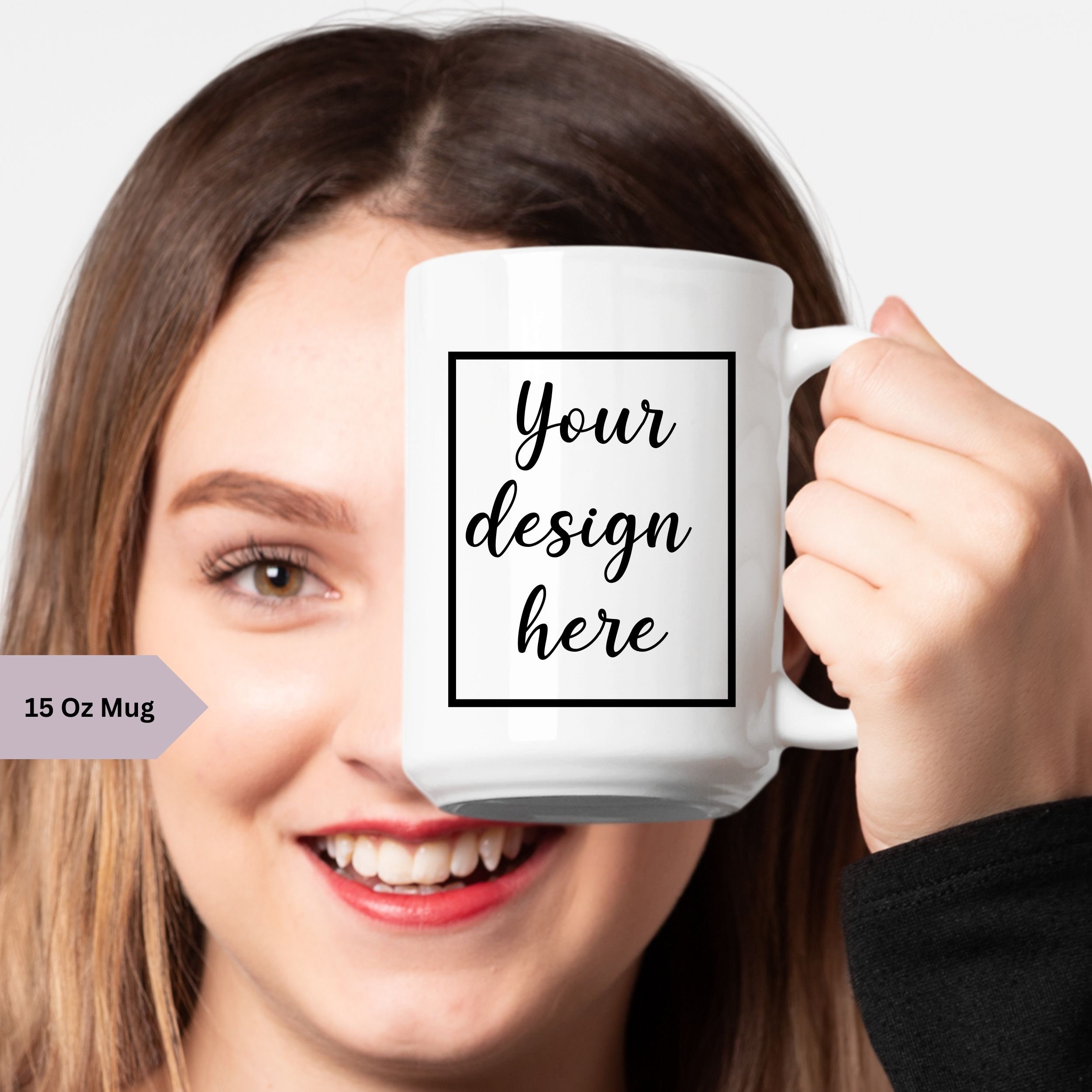 Create Your Own Mug 11 OZ & 15 OZ Add Pictures and Custom Message ...
