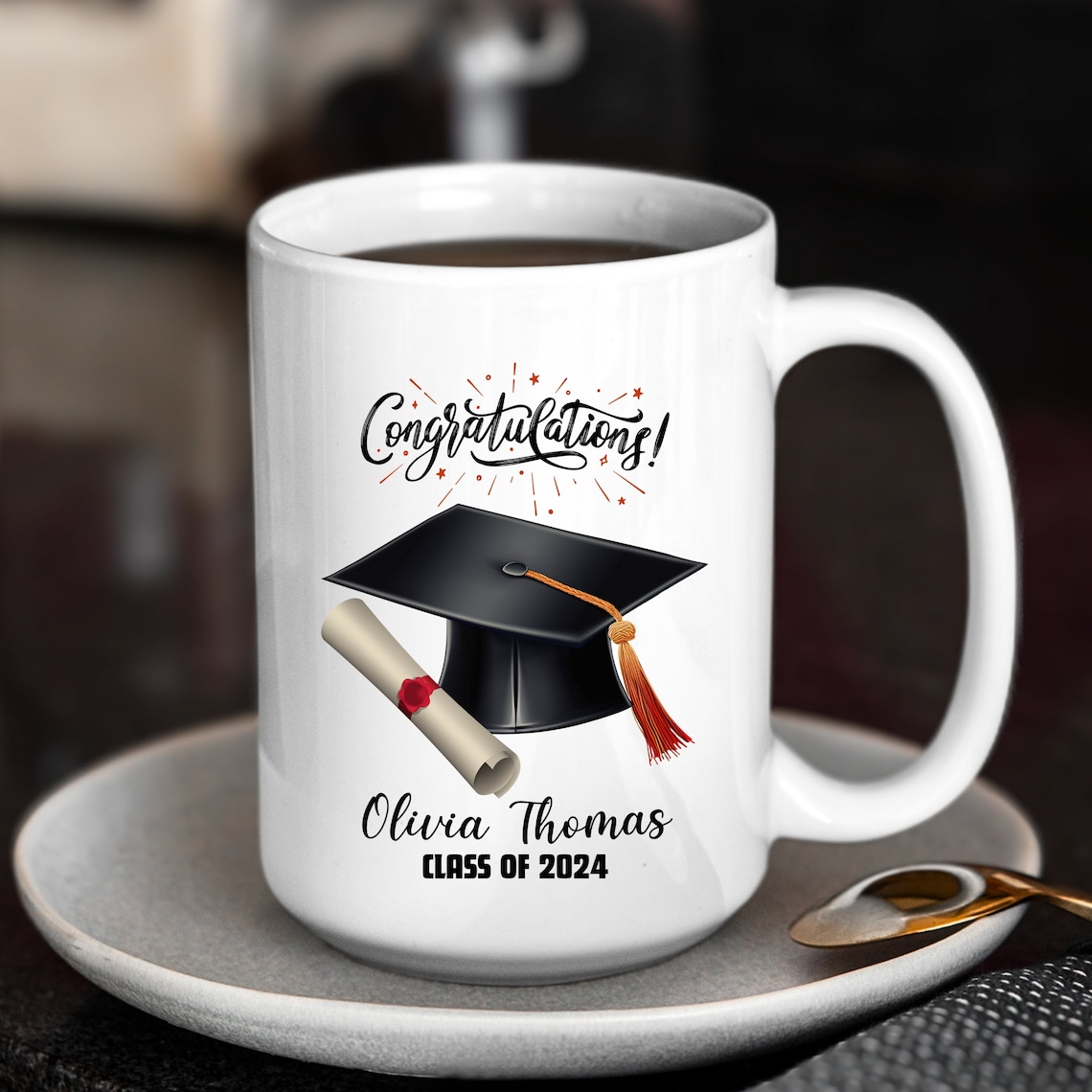Class of 2024 Graduation Mug Graduation Gifts for Her Collage ...