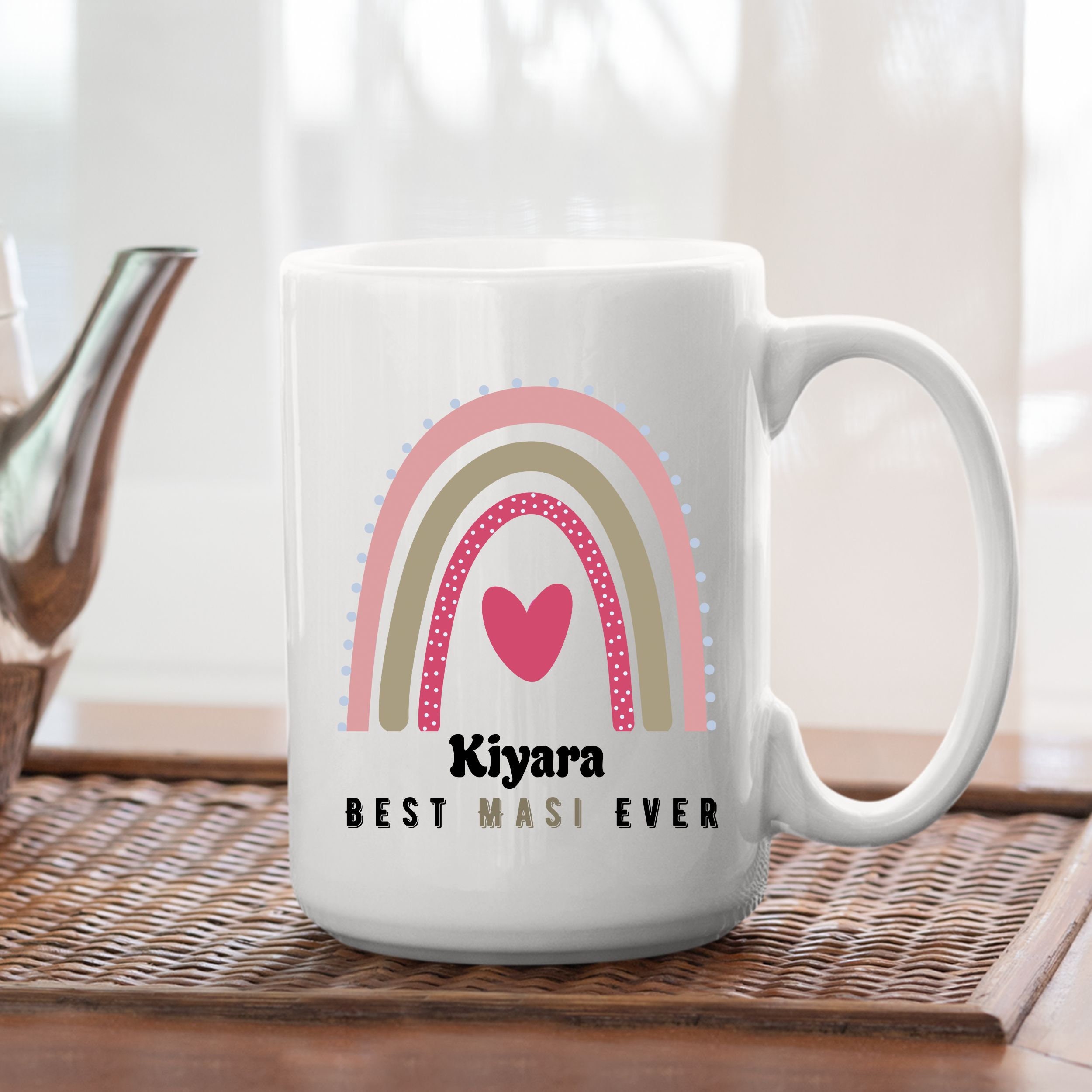 Best Masi Ever Mug New Masi Announcement Mug Custom Masi Pregnancy ...