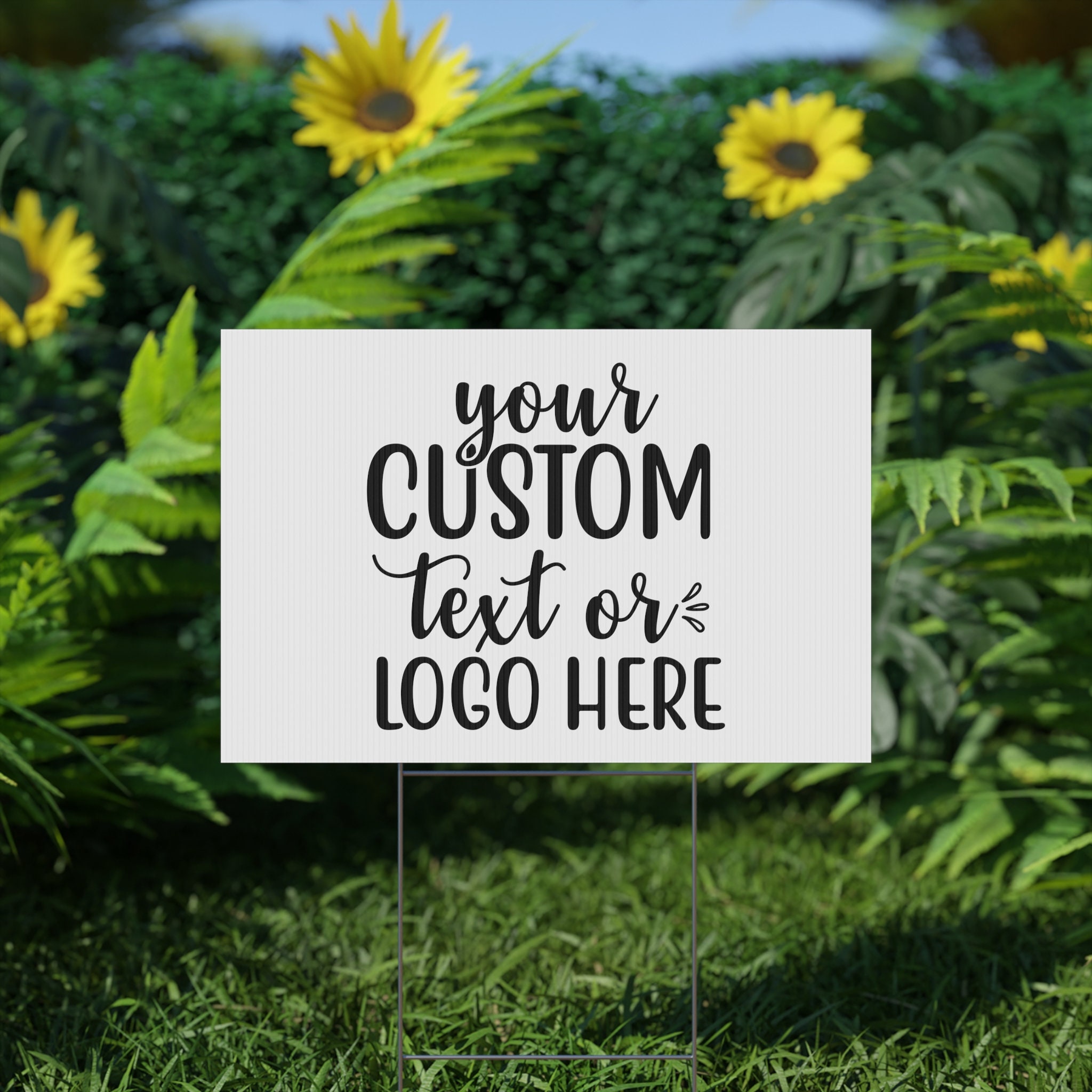 Your Custom Design Yard Sign Logo Yard Sign Graduation Yard Sign Party ...