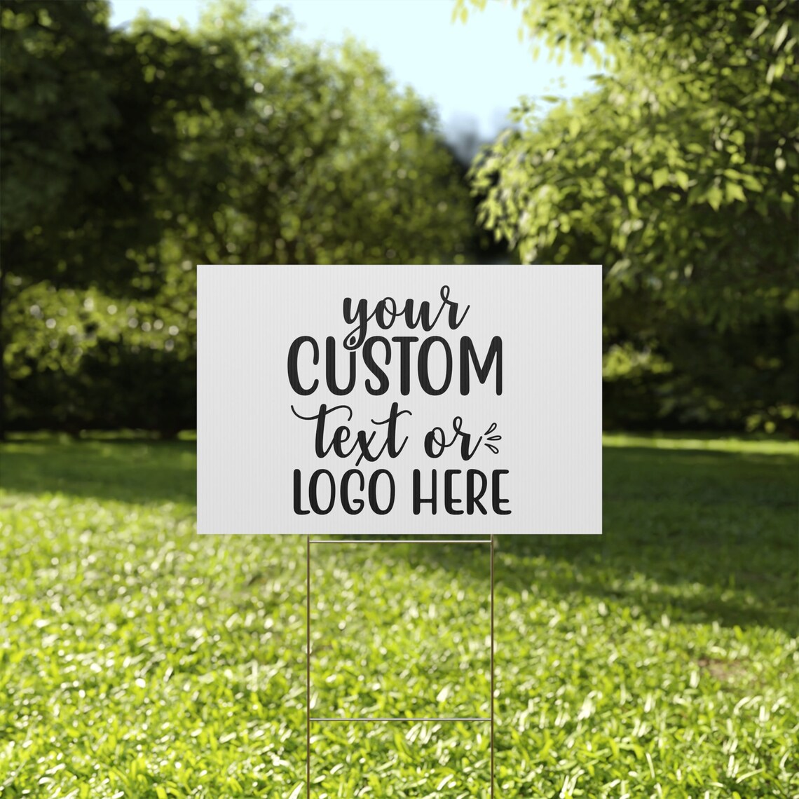 Your Custom Design Yard Sign Logo Yard Sign Graduation Yard Sign Party ...