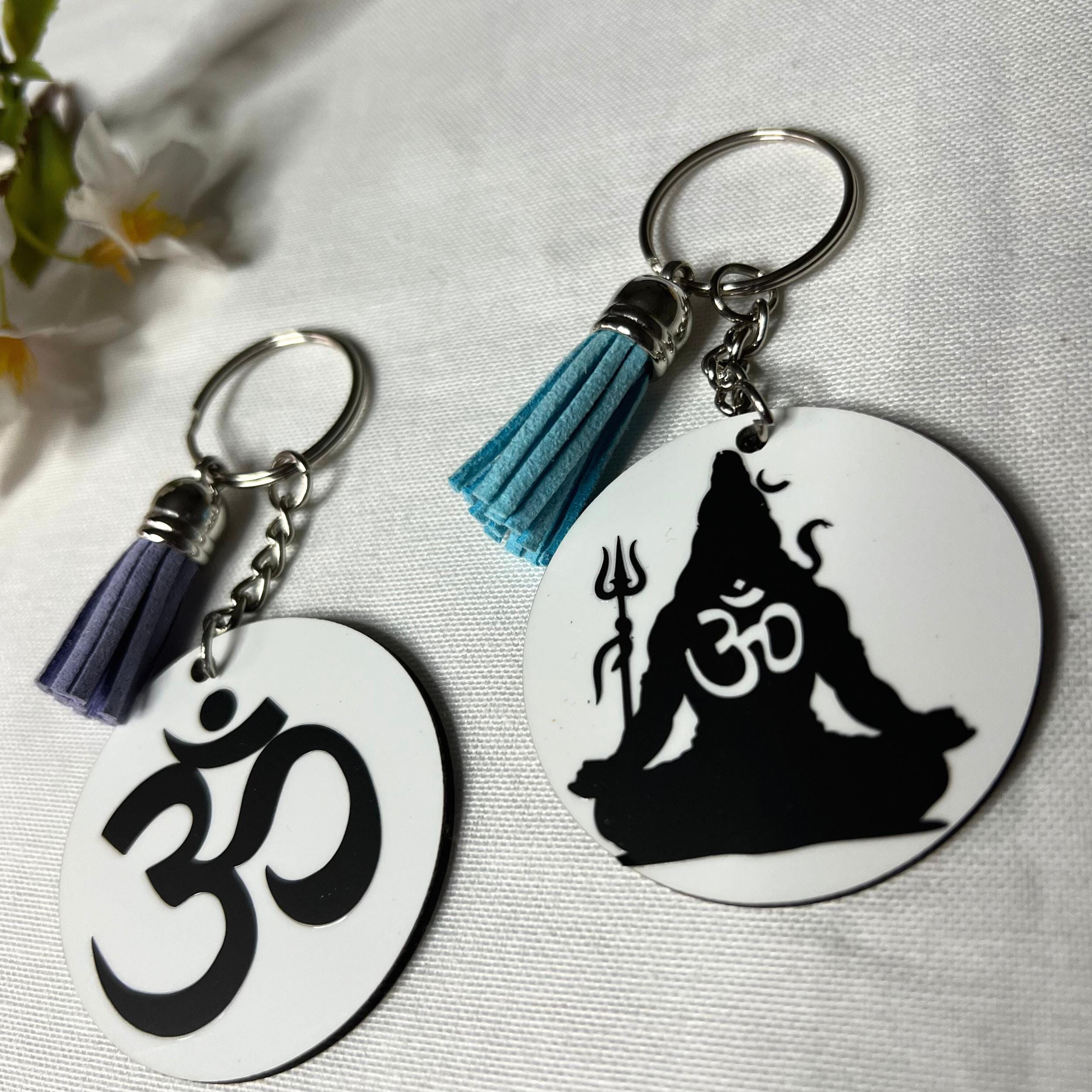 Shiva Key Chain Custom Om Keychains Hanuman Keychain Jai Shree Ram ...