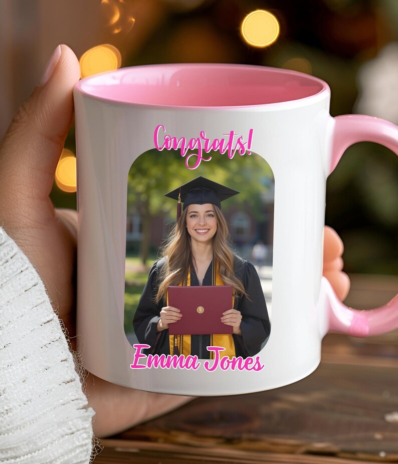Custom Graduation With Picture and Name College, High School, Masters ...