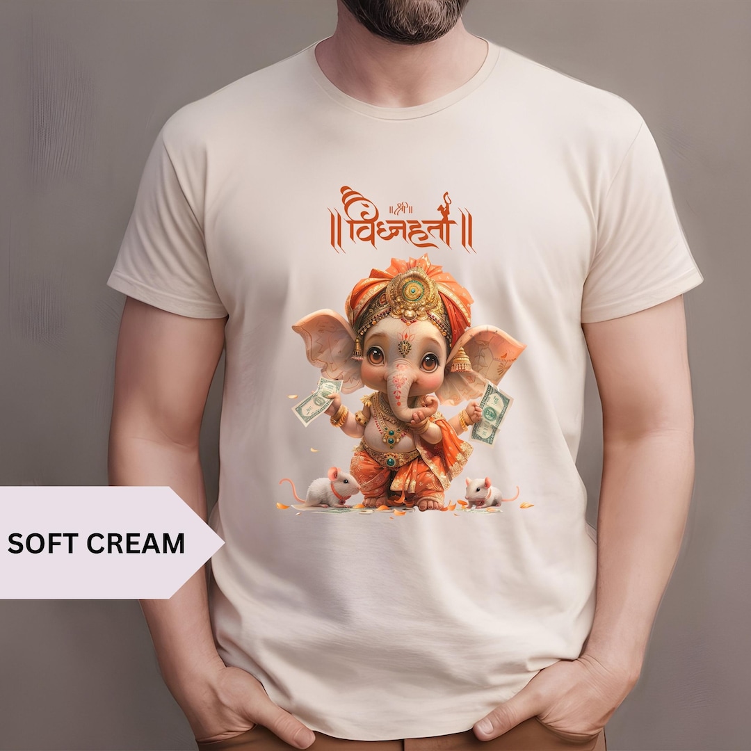Ganapati Shirt Vighnaharta Ganesh Chaturthi Tshirt Lord Ganesha Yoga ...