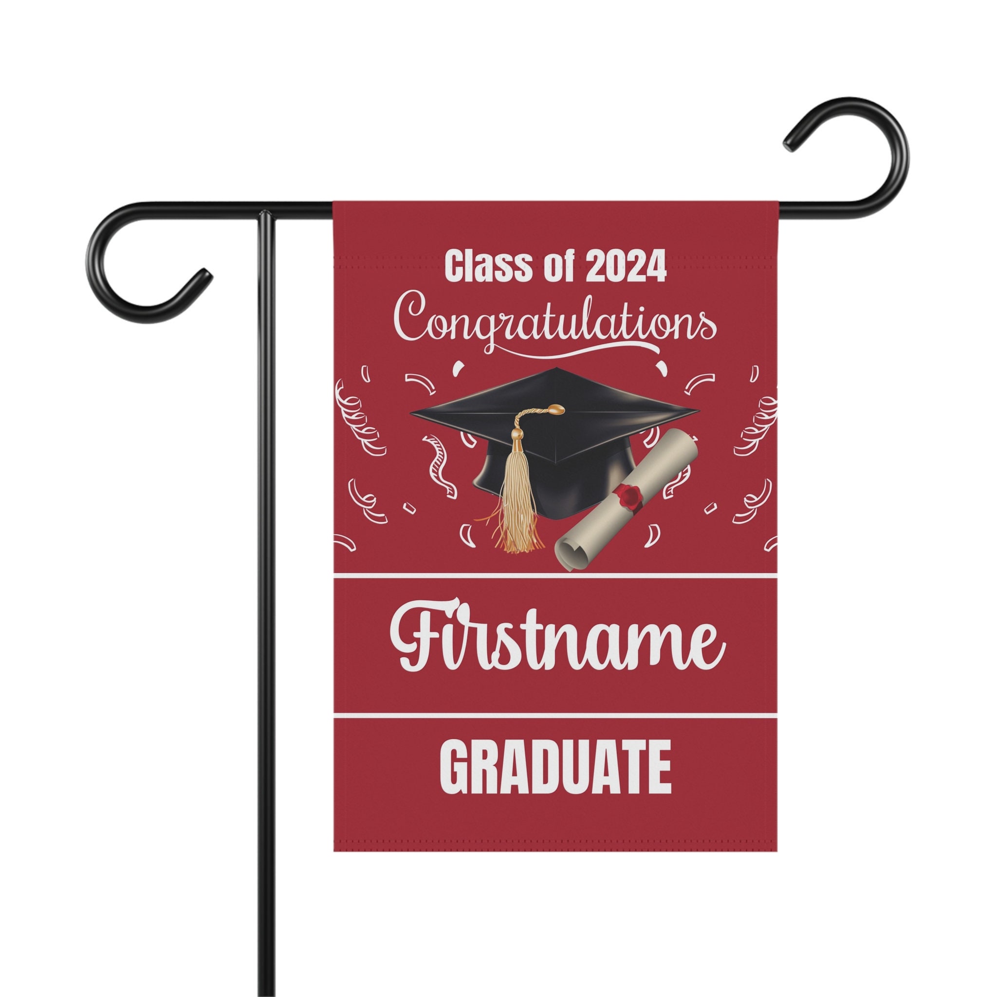 Custom Graduation Yard Flag College Bound Yard Flag Custom College Sign ...