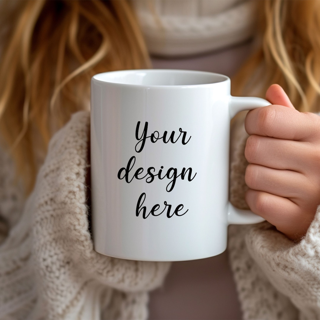 Create Your Own Mug 11 OZ & 15 OZ Add Pictures and Custom Message ...