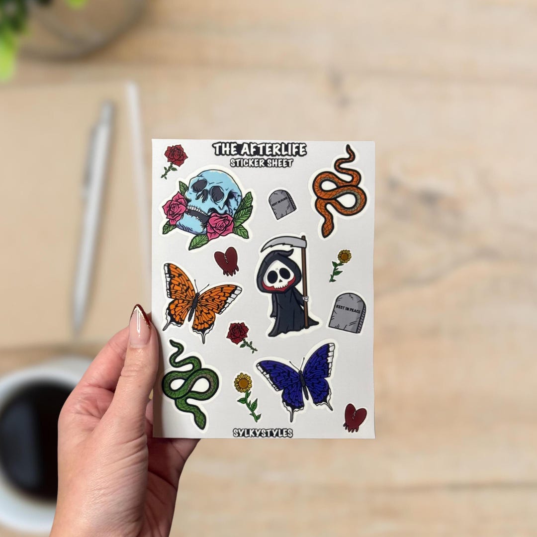 The Afterlife Sticker Sheet - Etsy