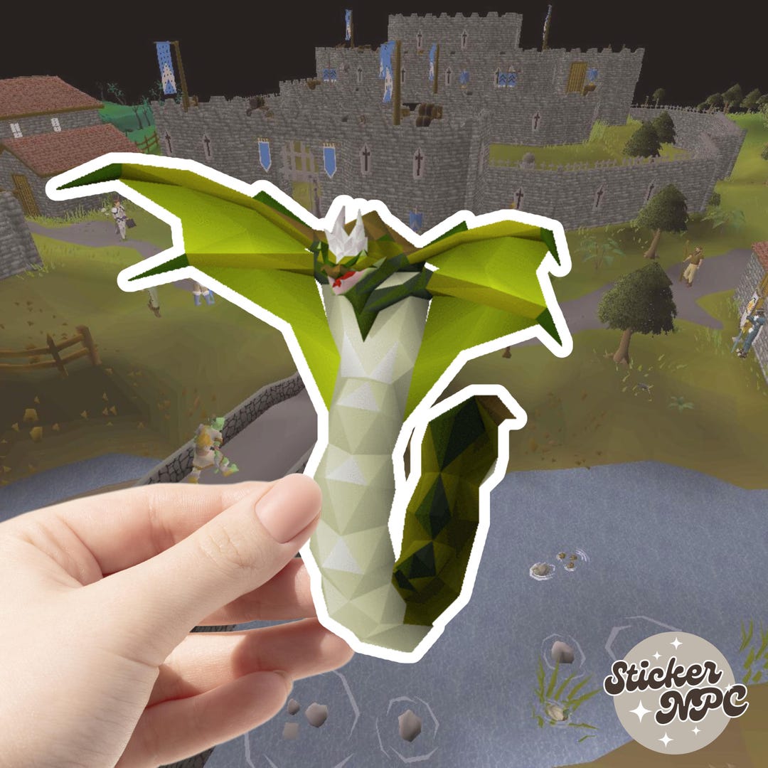 Zulrah Sticker Old School Runescape Nerdy Video Game Stickers - Etsy