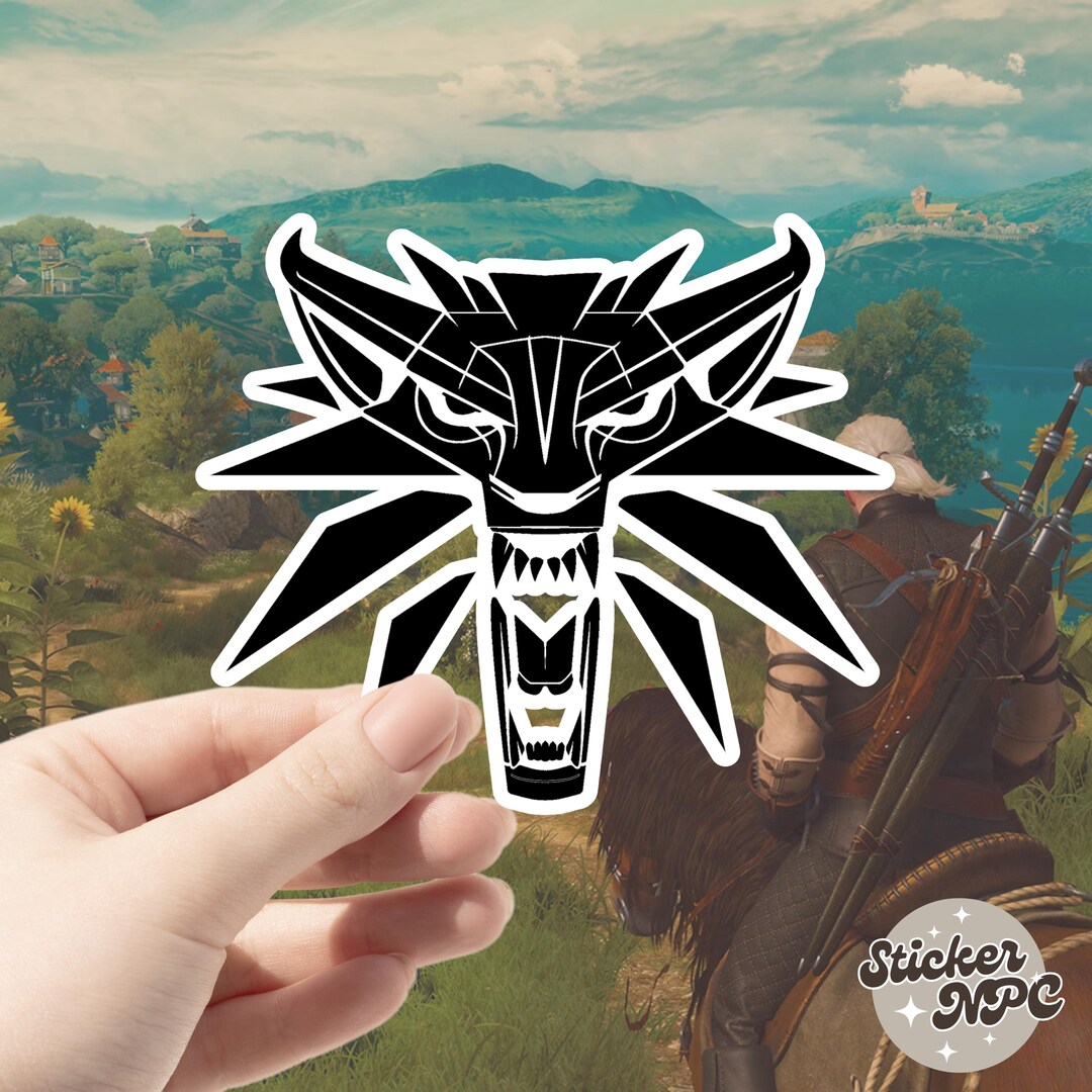 Witcher Logo the Witcher Sticker - Etsy