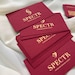 100 Luxury Business Cards Design and Print, Custom Burgundy Premium ...