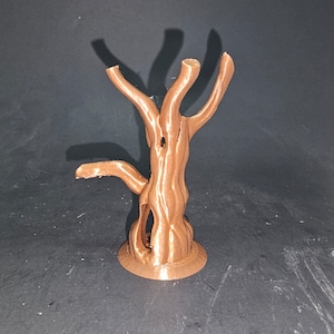 3D Printed Hollow Tree Base Spider Hide - Etsy