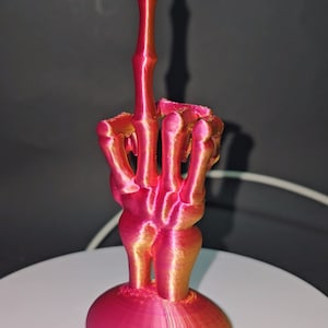 3D Printed Skeleton Middle Finger Jumping Spider Base Decor - Etsy