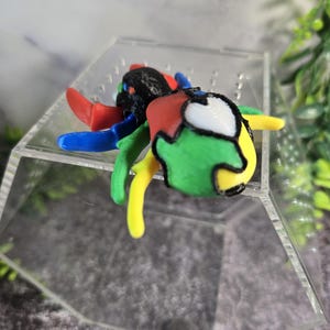 3D Printed Autism Awareness Jumping Spider Fidget Toy - Etsy