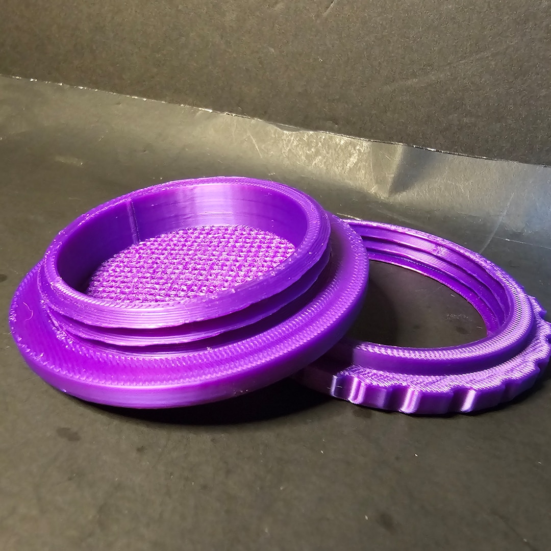 Pair of 3D Printed Air Vent Grommets Jumping Spider Enclosure Accessory ...